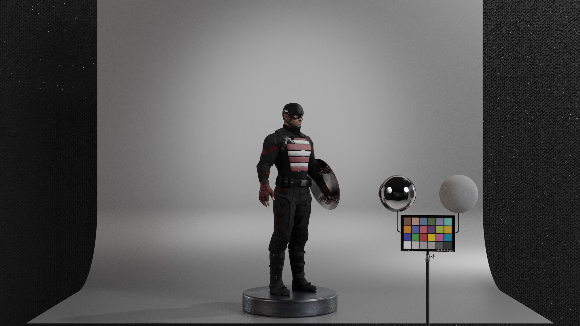 US Agent - John Walker 3D Model by VFXMatrix