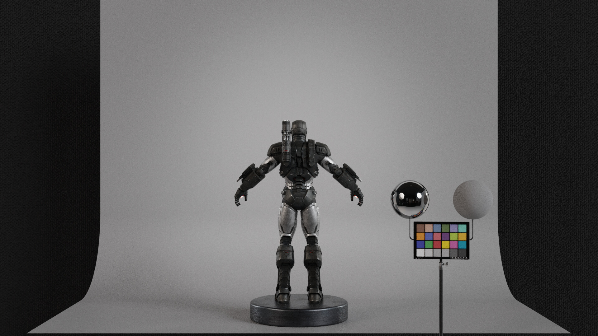War Machine - James Rhodes 3D Model by VFXMatrix