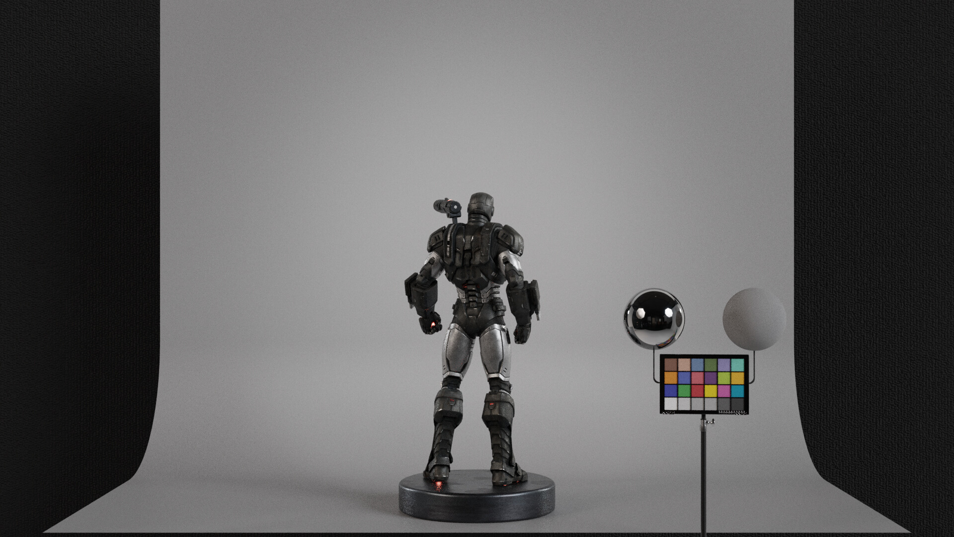 War Machine - James Rhodes 3D Model by VFXMatrix