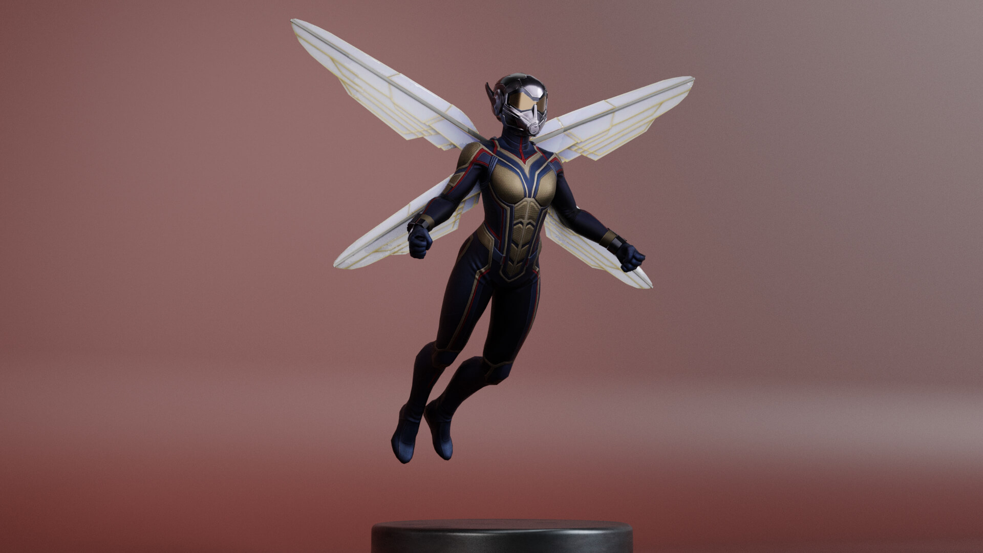 Wasp - Hope Van Dyne 3D Model by VFXMatrix