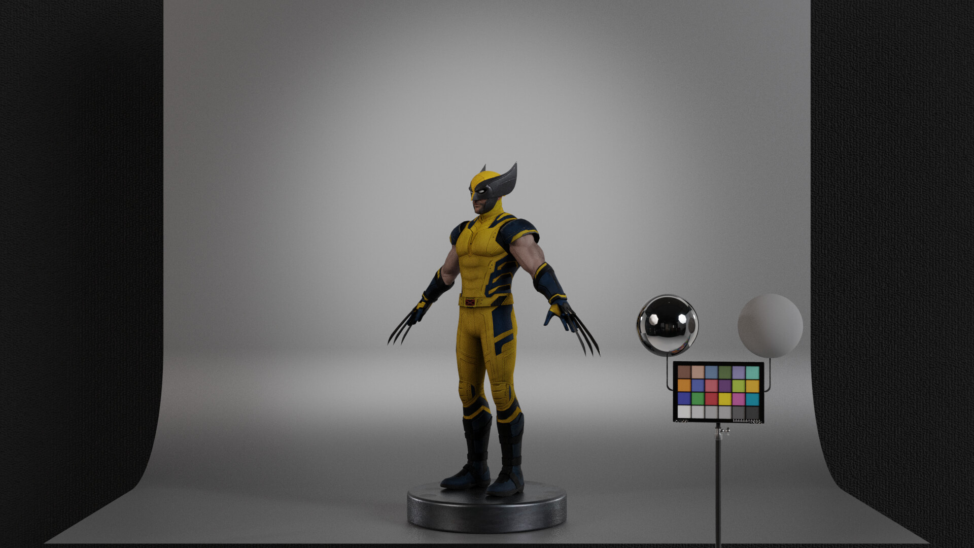 Wolverine - Logan Howlett 3D Model by VFXMatrix