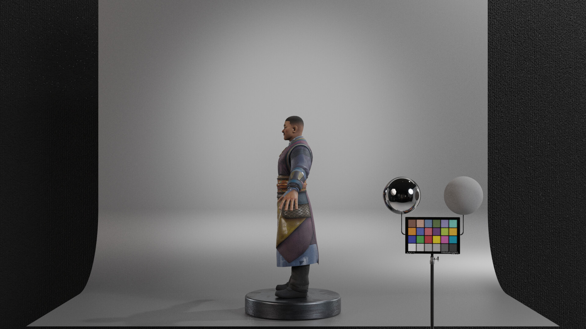 Wong of Kamar-Taj 3D Model by VFXMatrix