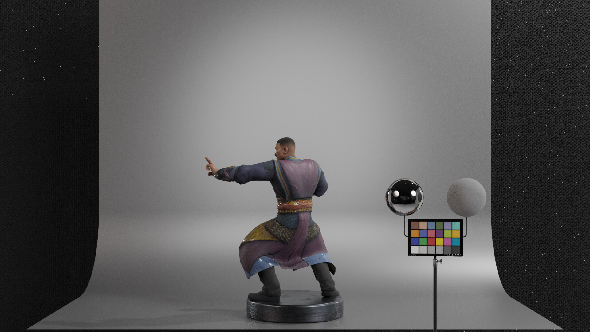 Wong of Kamar-Taj 3D Model by VFXMatrix
