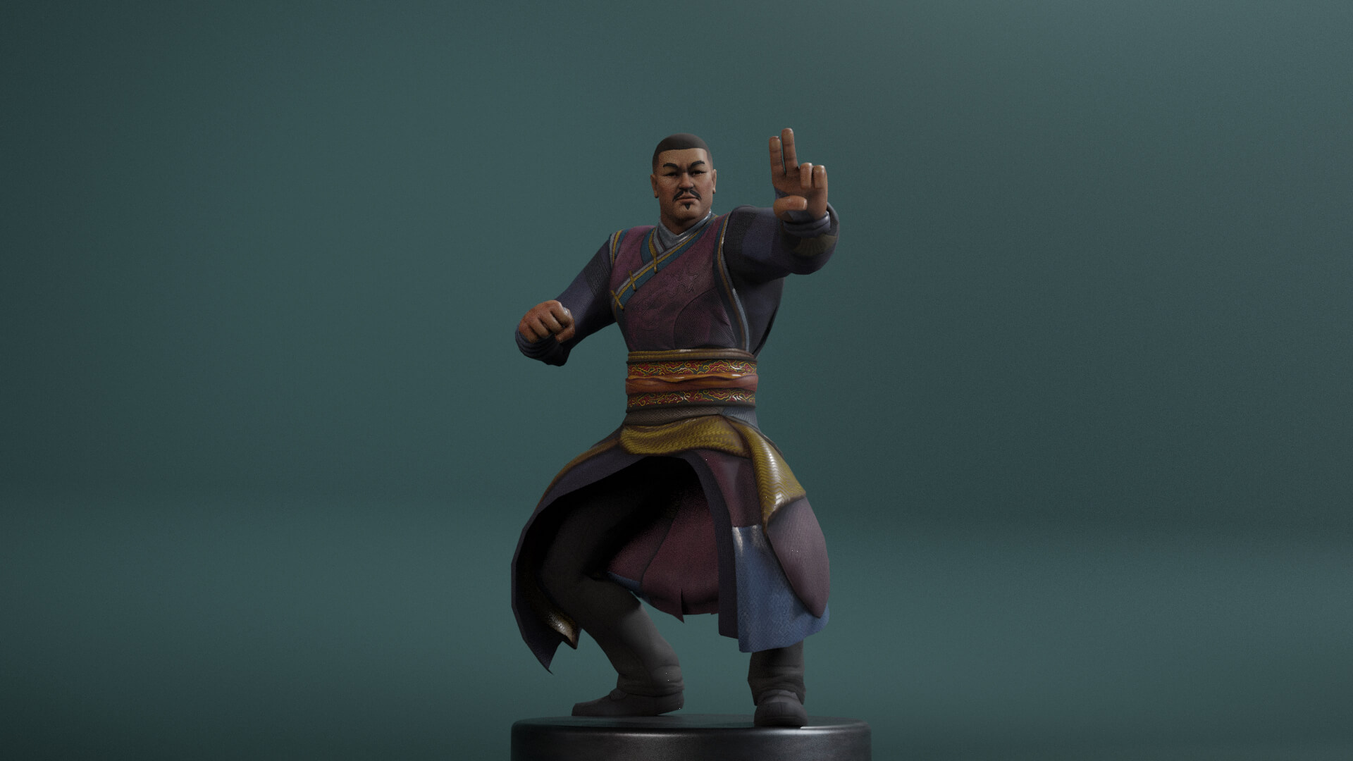 Wong of Kamar-Taj 3D Model by VFXMatrix