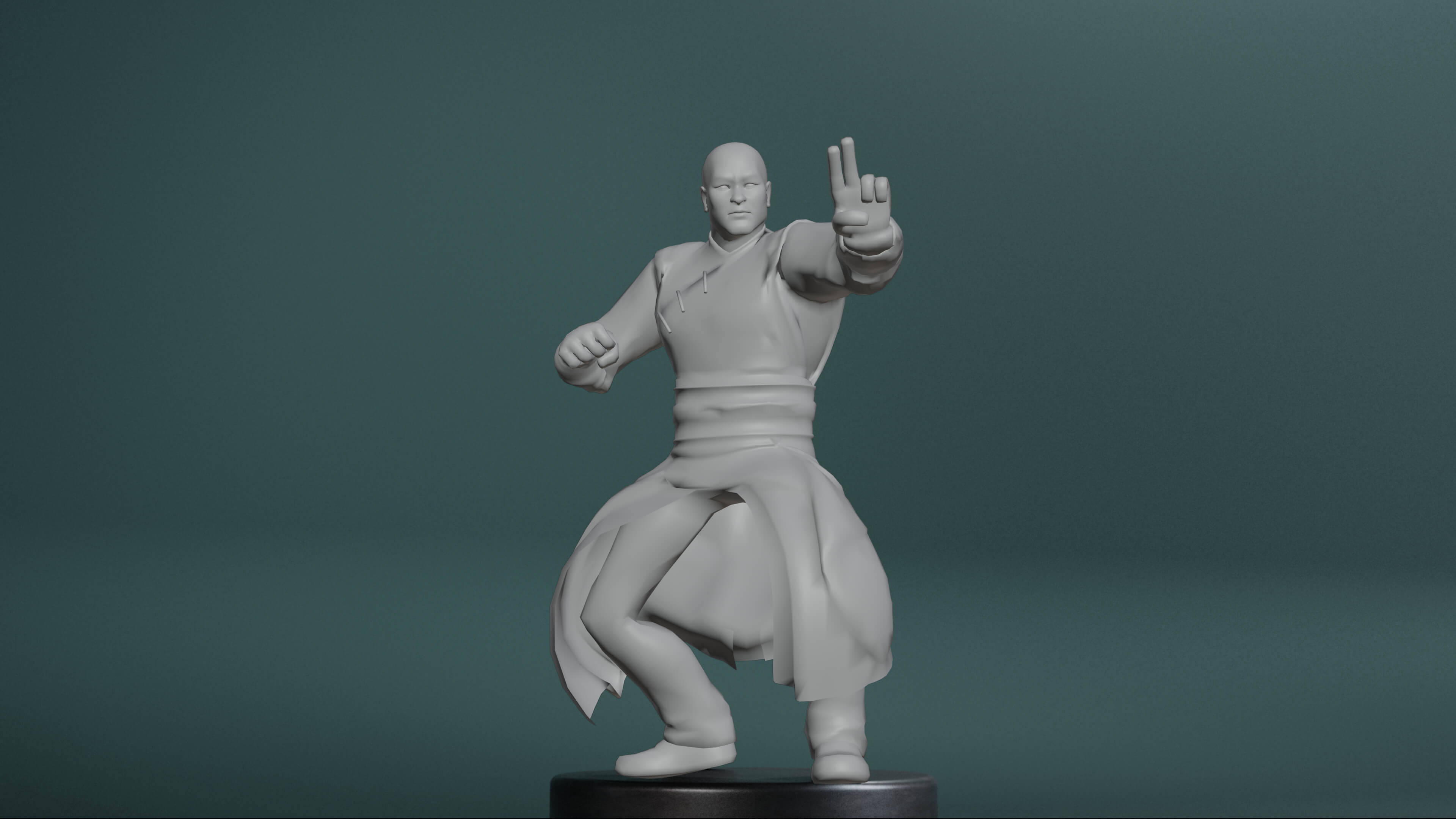 Wong of Kamar-Taj 3D Model by VFXMatrix