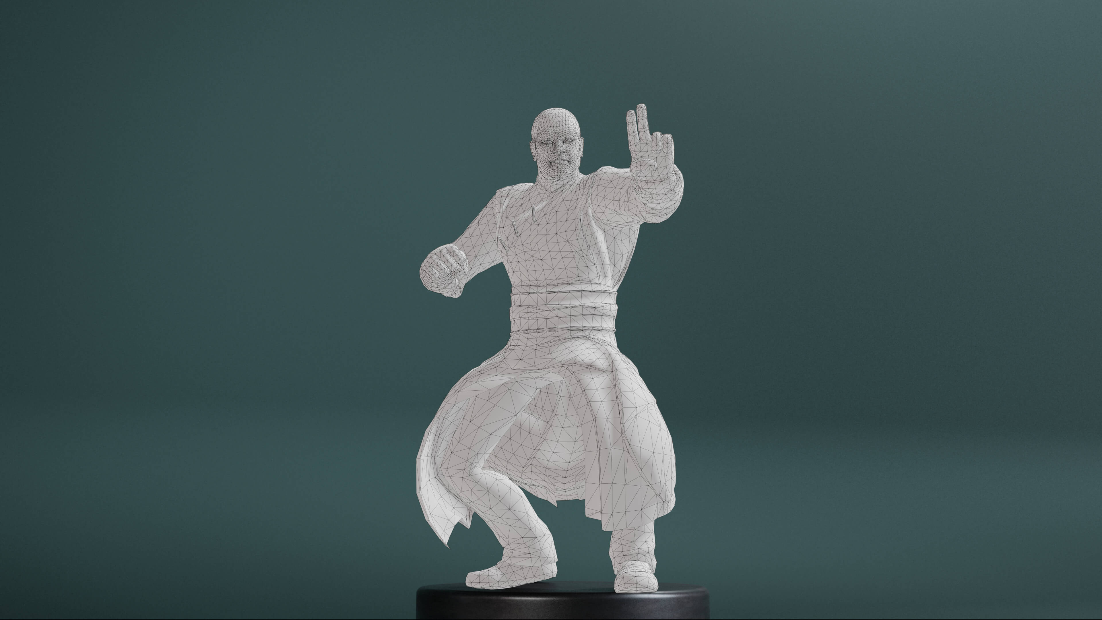 Wong of Kamar-Taj 3D Model by VFXMatrix