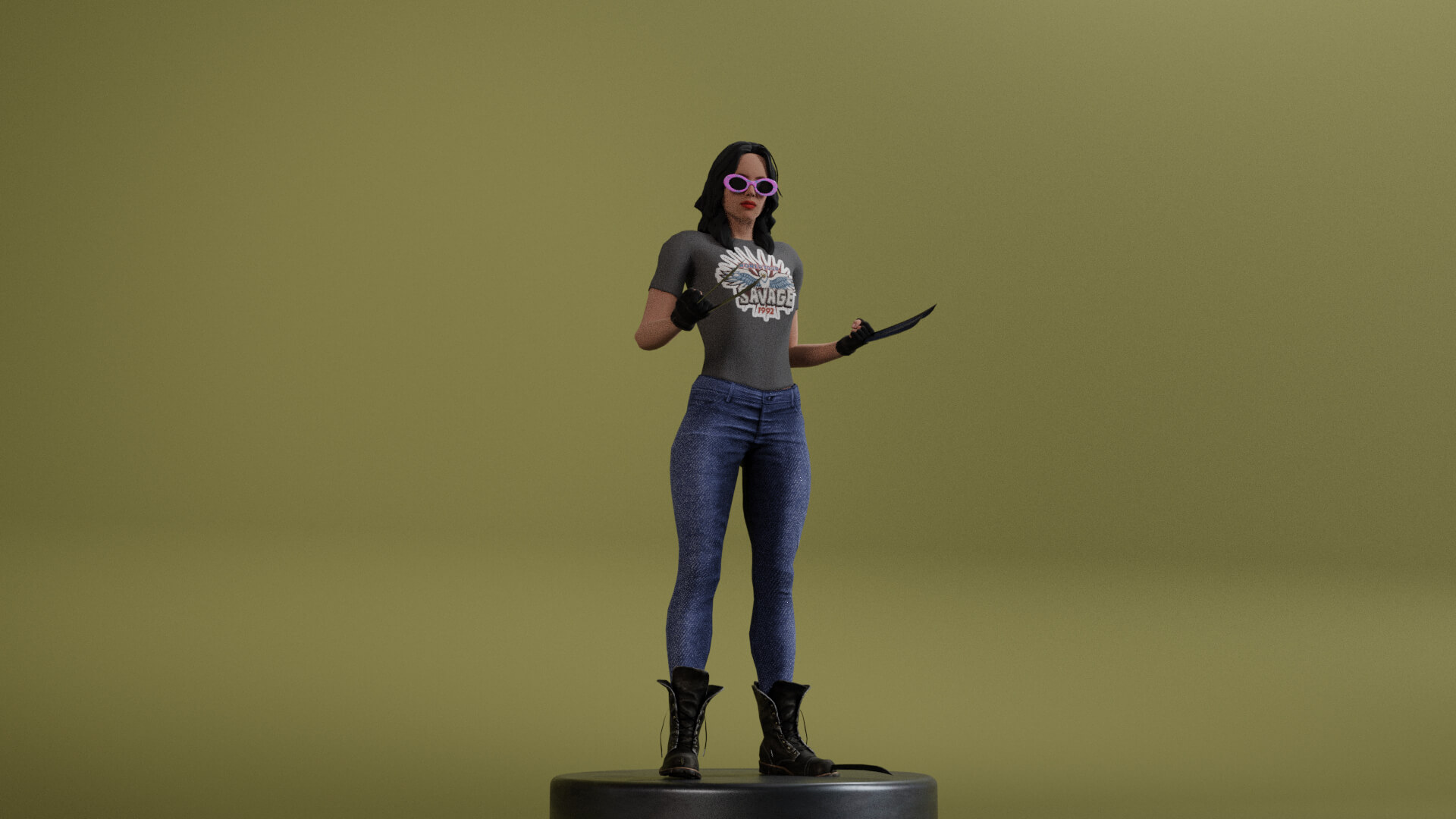 X-23 - Laura Kinney 3D Model by VFXMatrix