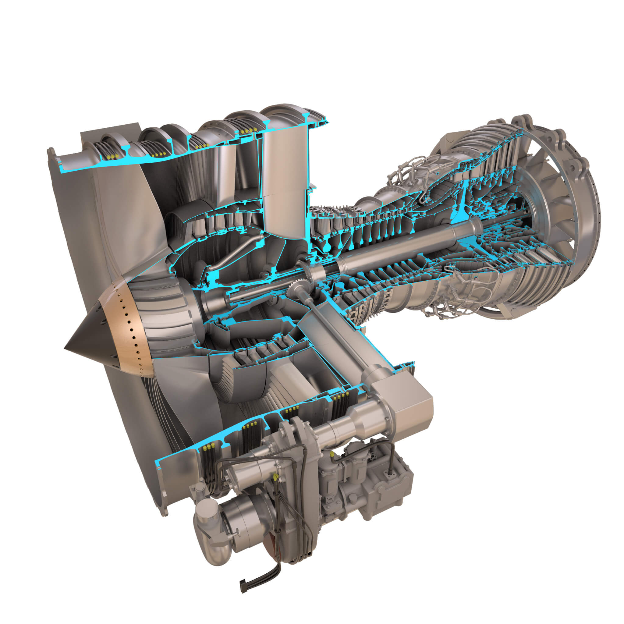 Solidworks CFM56-7B Complete Model by vhfine3d