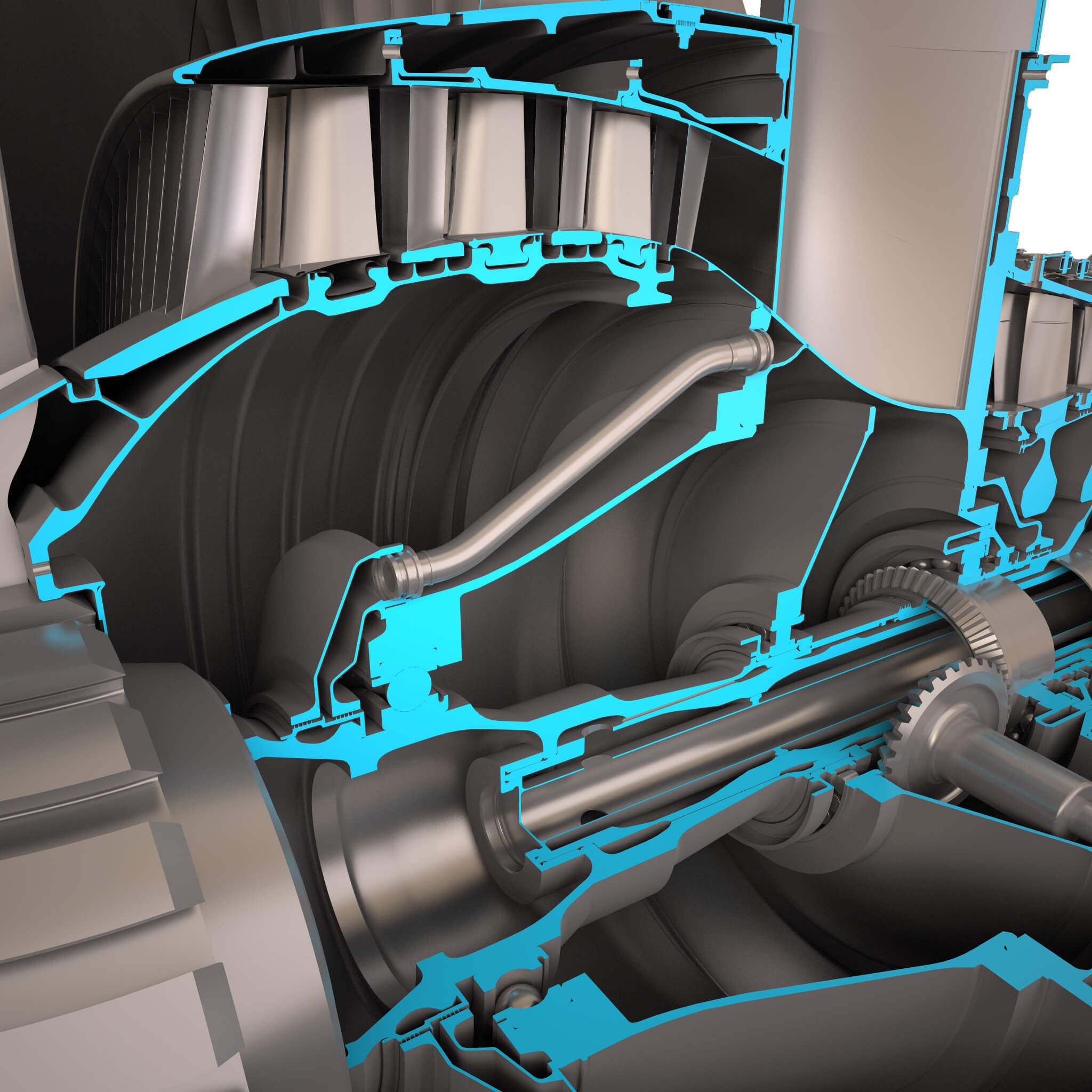 Solidworks CFM56-7B Complete Model by vhfine3d