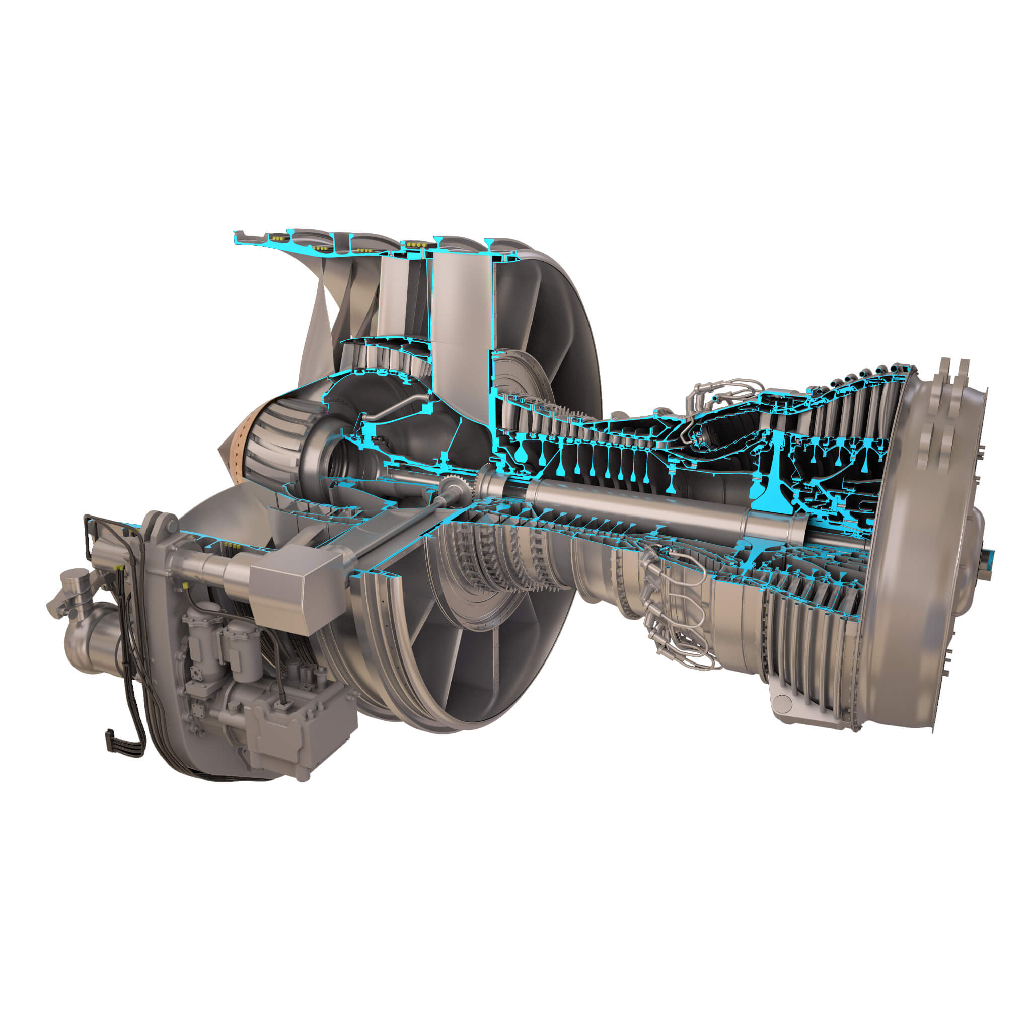 Solidworks CFM56-7B Complete Model by vhfine3d