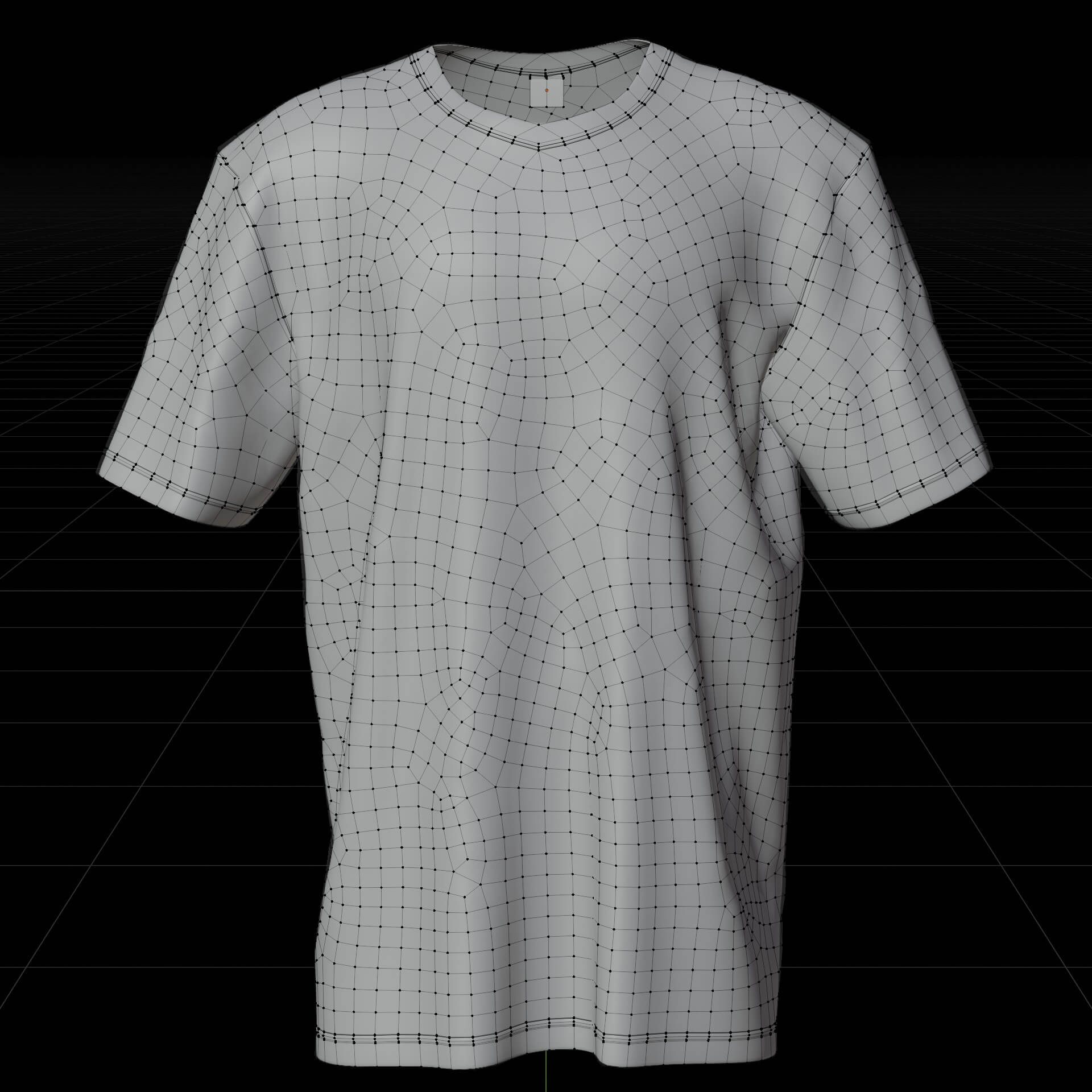 3D Male T-Shirt - White and Black Textures by vicky180