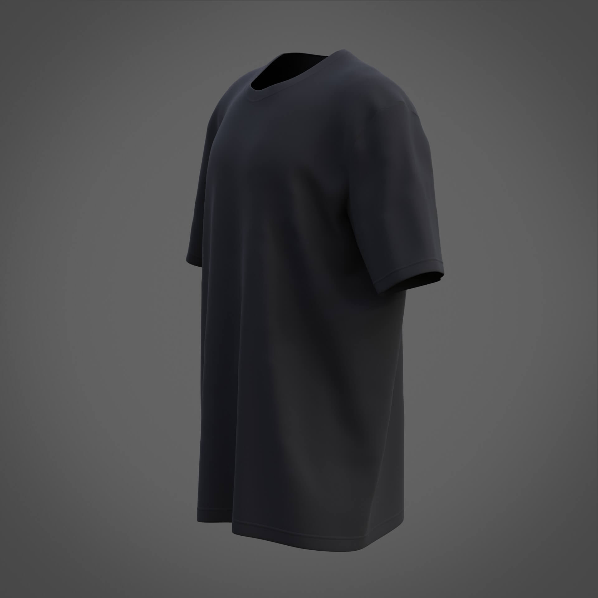 3D Male T-Shirt - White and Black Textures by vicky180