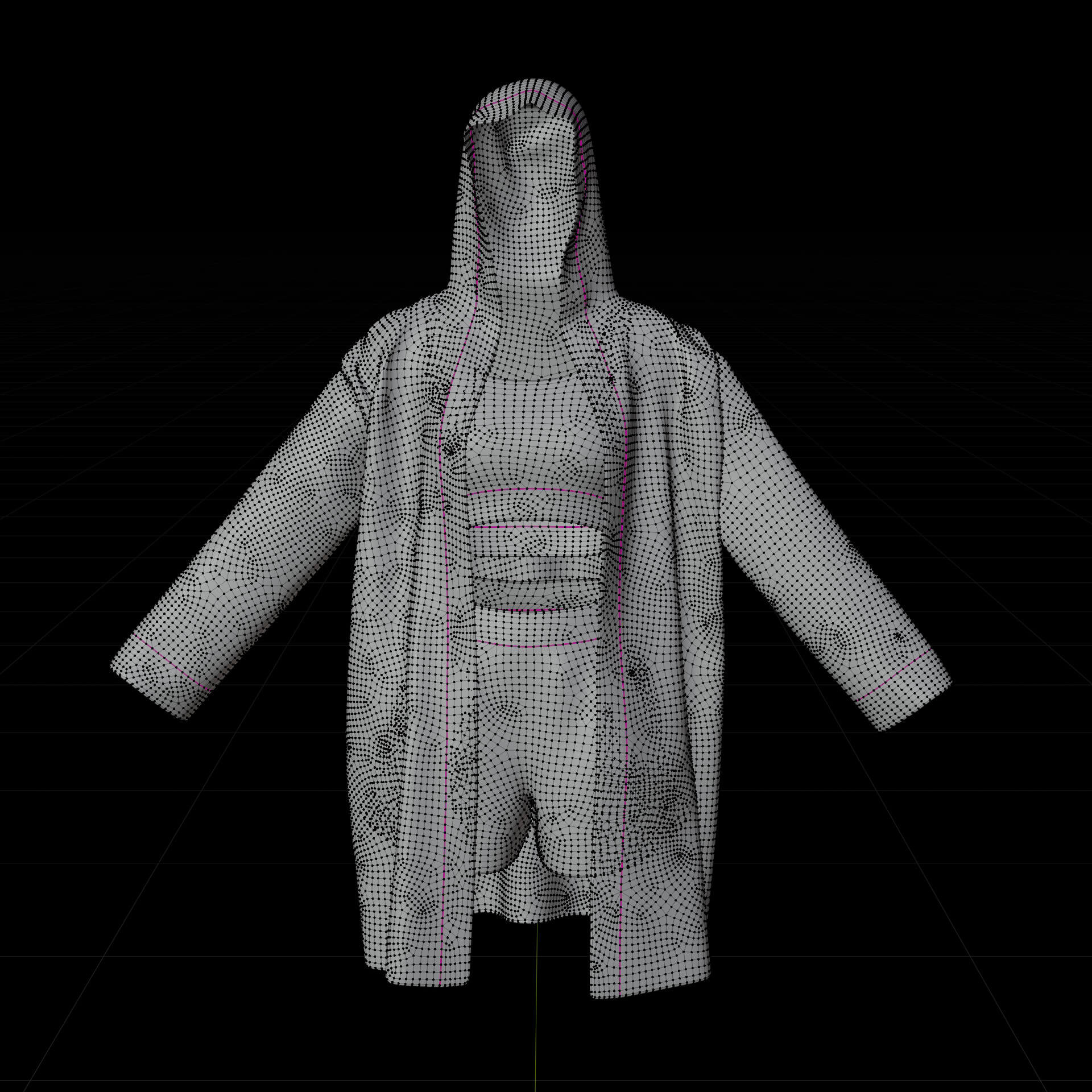 Female Boxer Outfit - Shorts Set and Robe 3D Model by vicky180