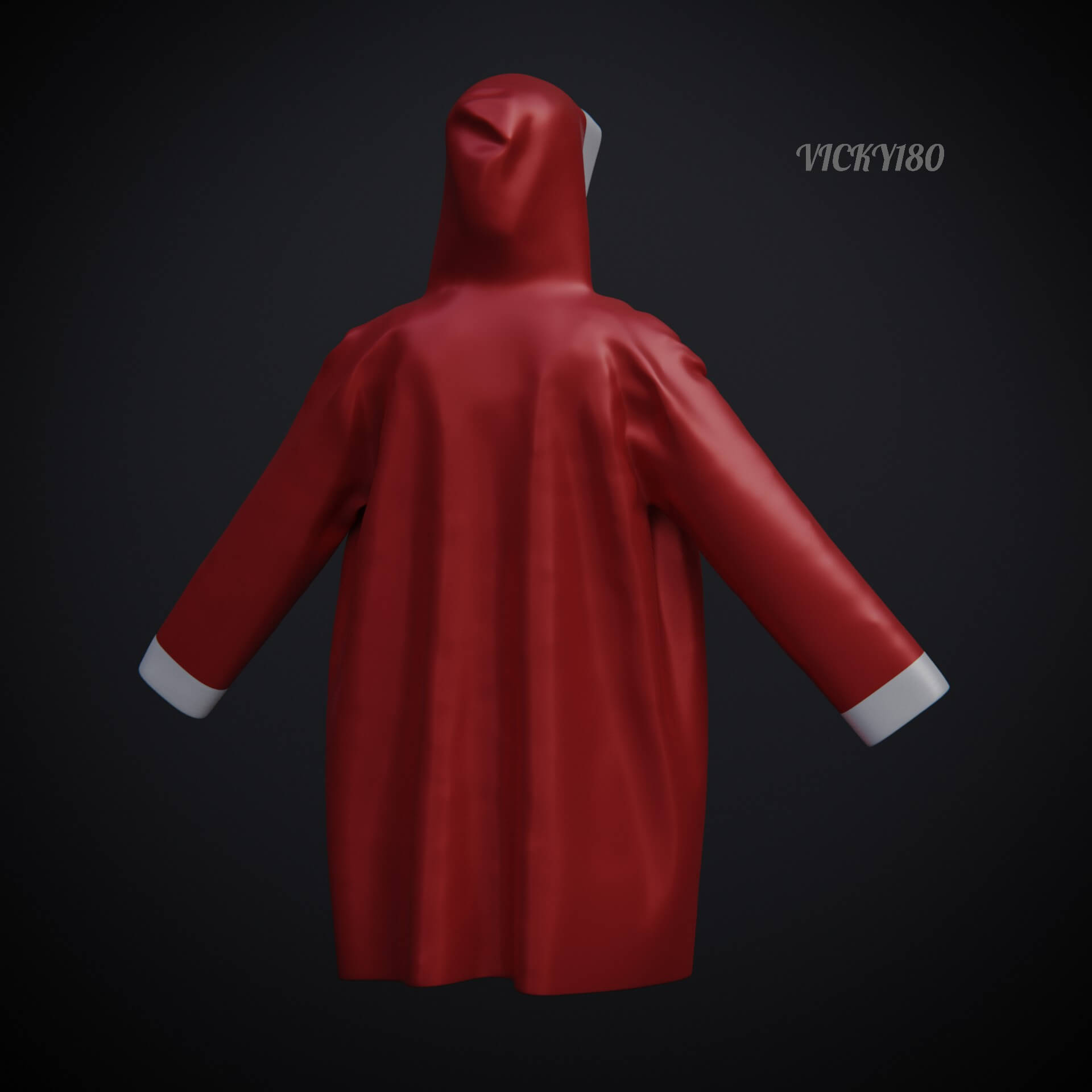 Female Boxer Outfit - Shorts Set and Robe 3D Model by vicky180