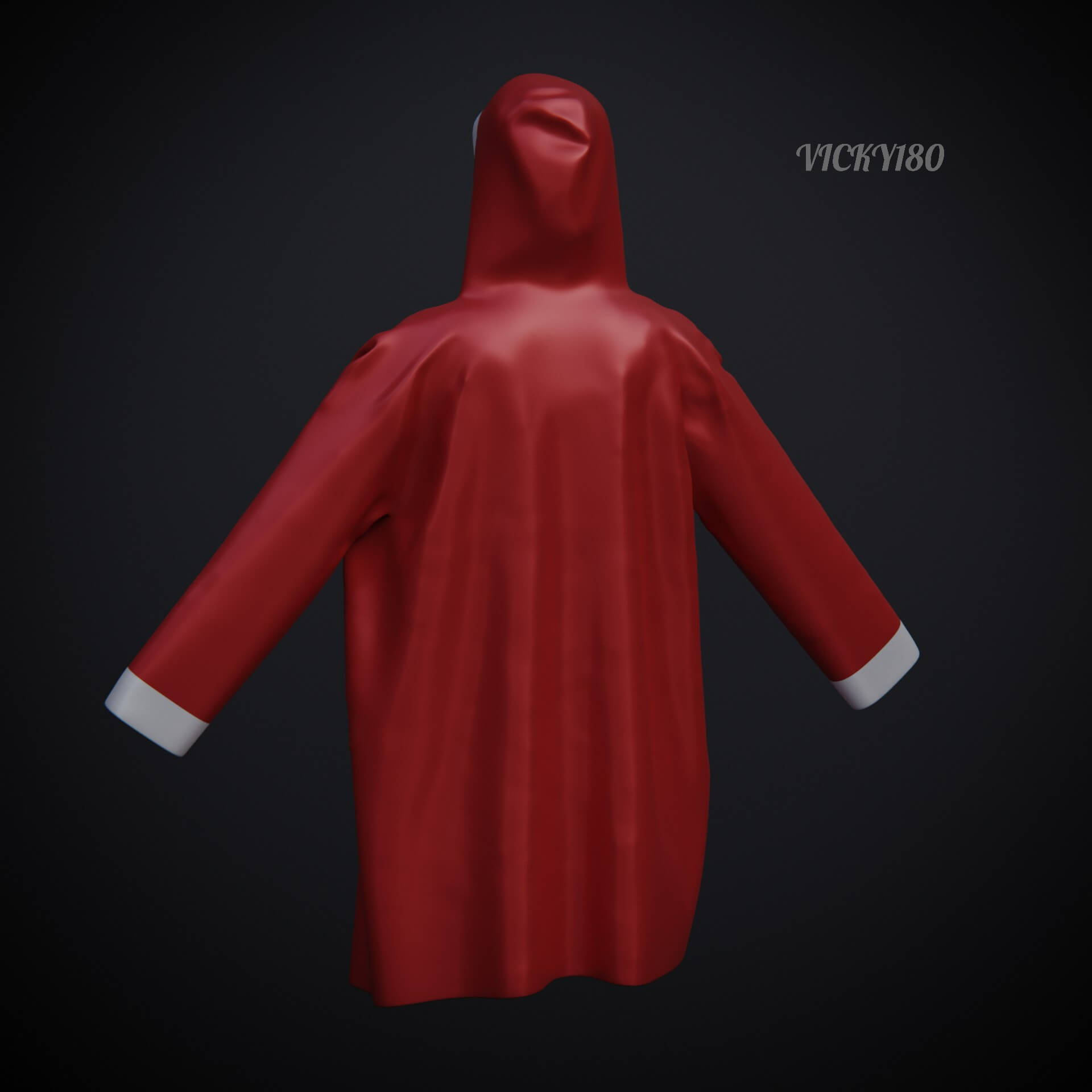 Female Boxer Outfit - Shorts Set and Robe 3D Model by vicky180