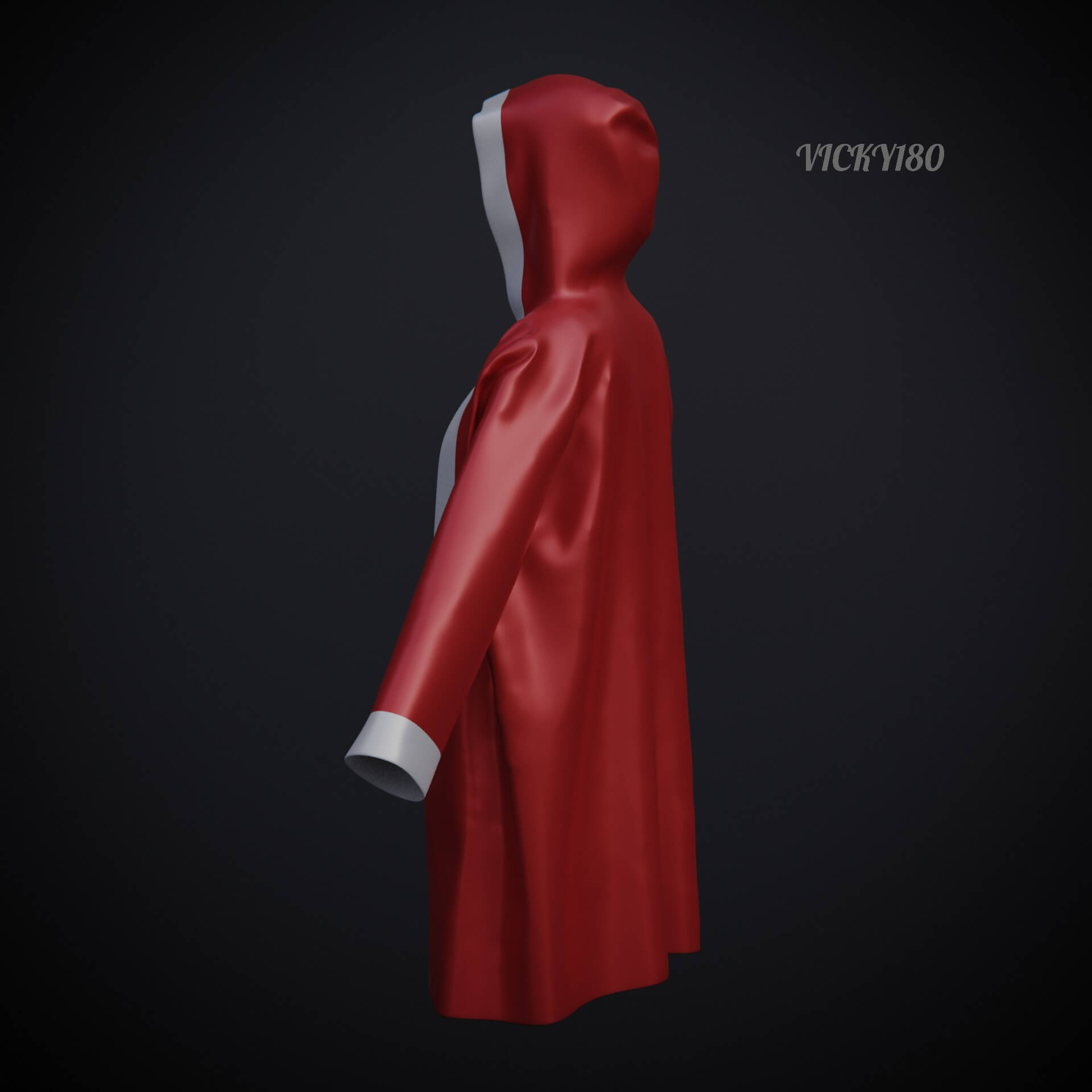 Female Boxer Outfit - Shorts Set and Robe 3D Model by vicky180