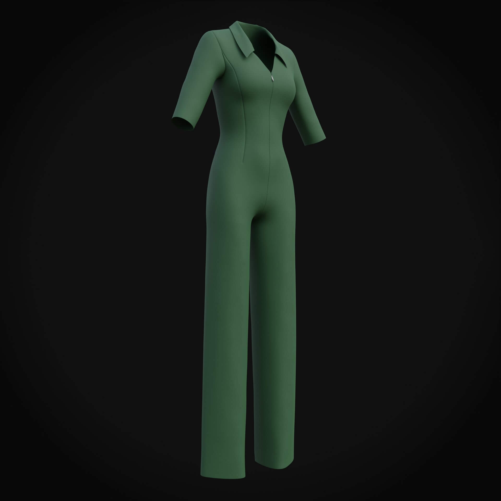 Female Formal Jumpsuit - 3D Model by vicky180