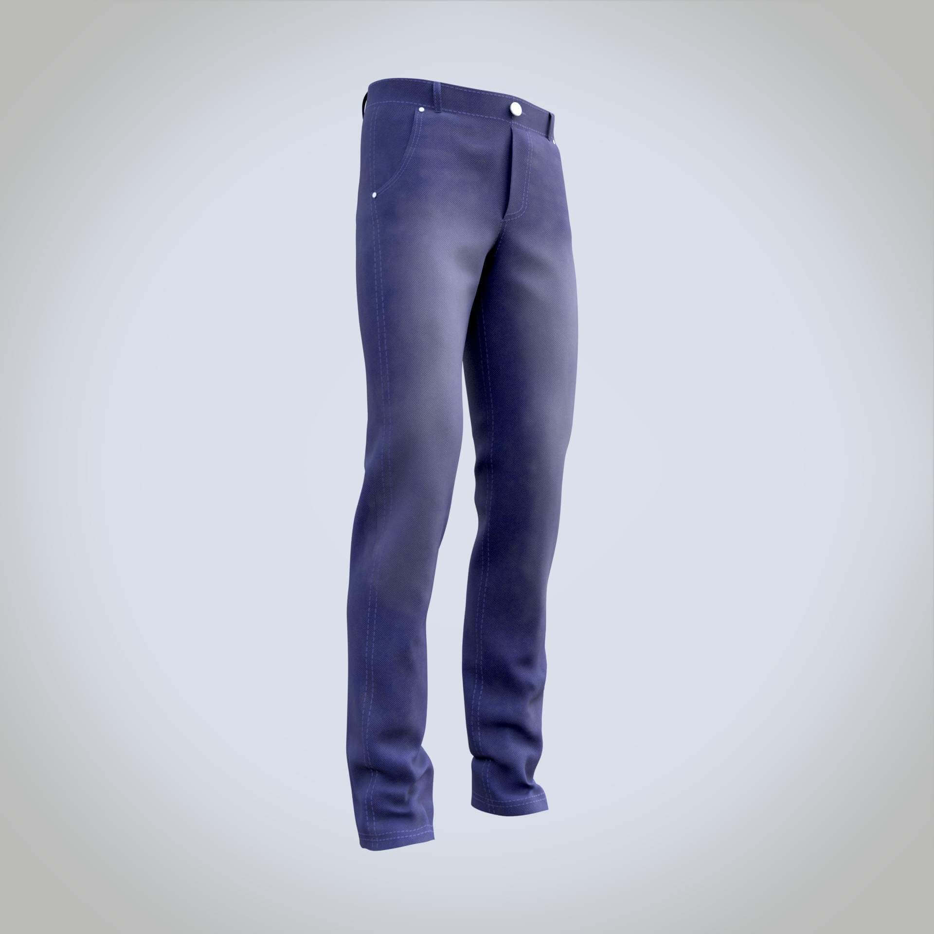 Men's Denim Jeans - 3D Model by vicky180