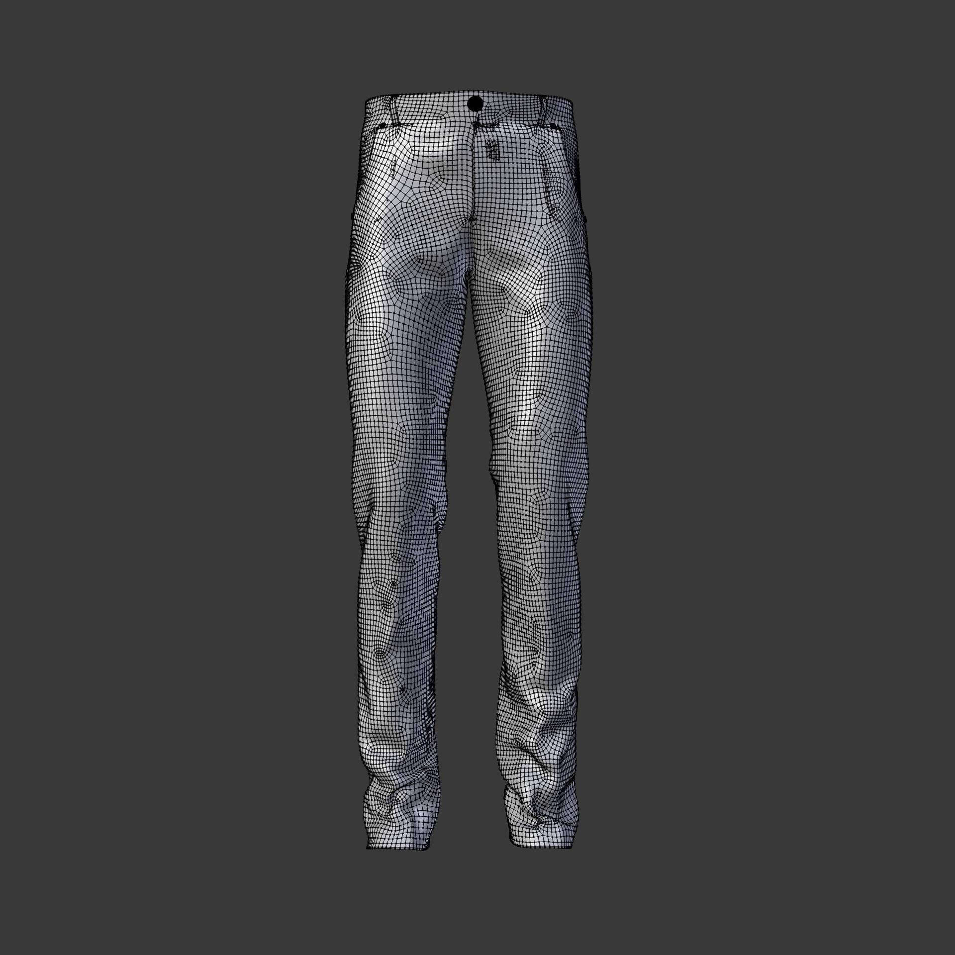 Men's Denim Jeans - 3D Model by vicky180