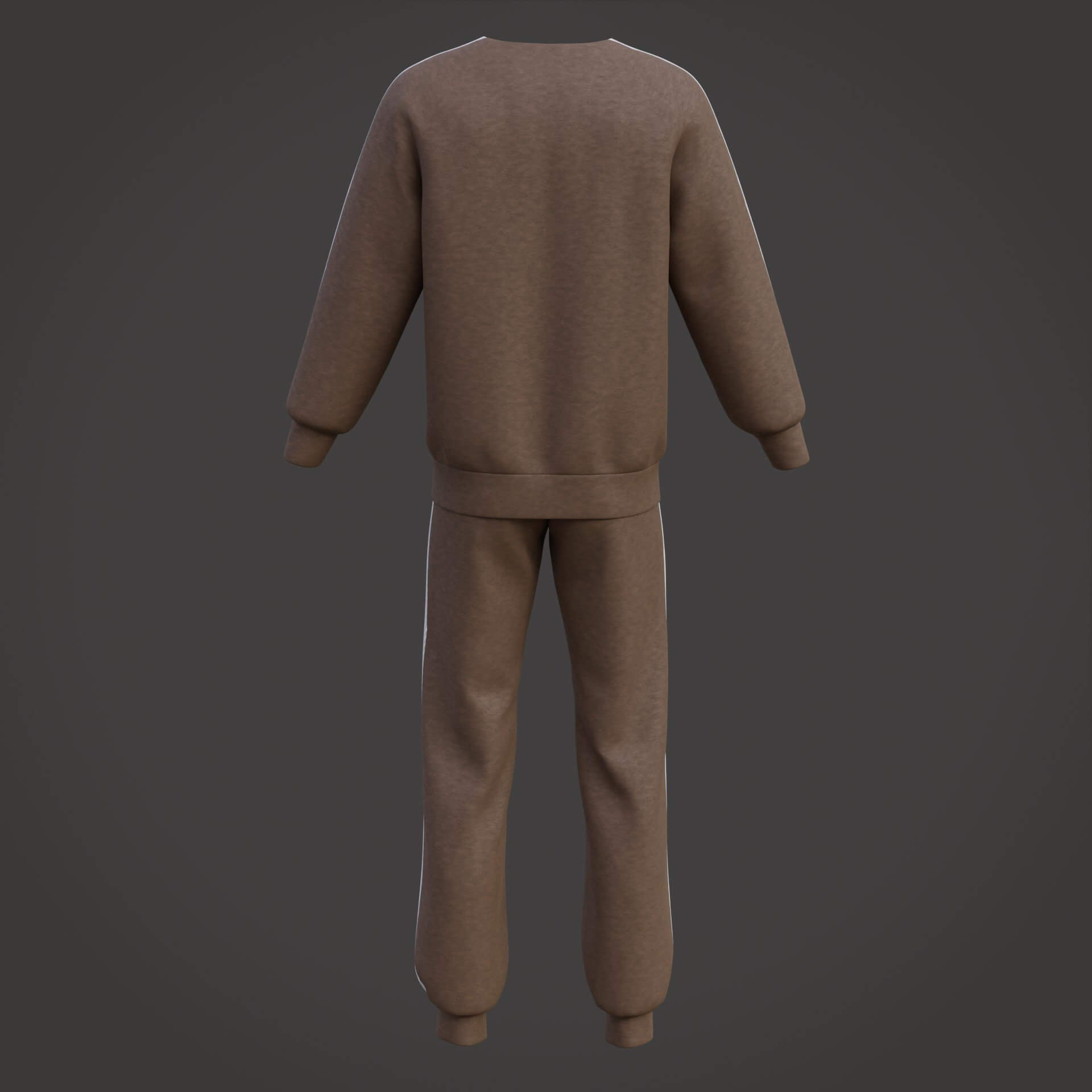 Male Tracksuit - Sweater and Joggers Trackset Outfit 3D Model by vicky180