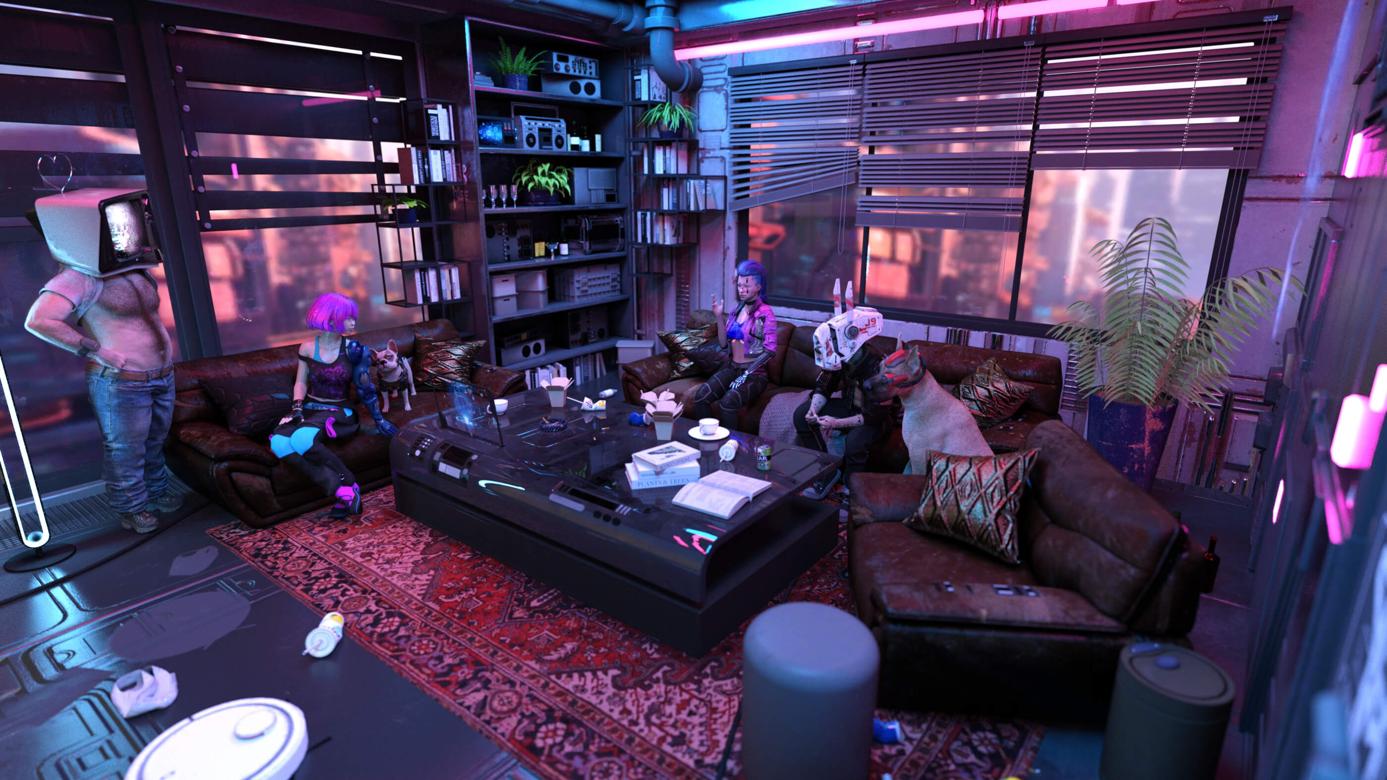 Augmented Conversation 3D Render | RenderHub Gallery