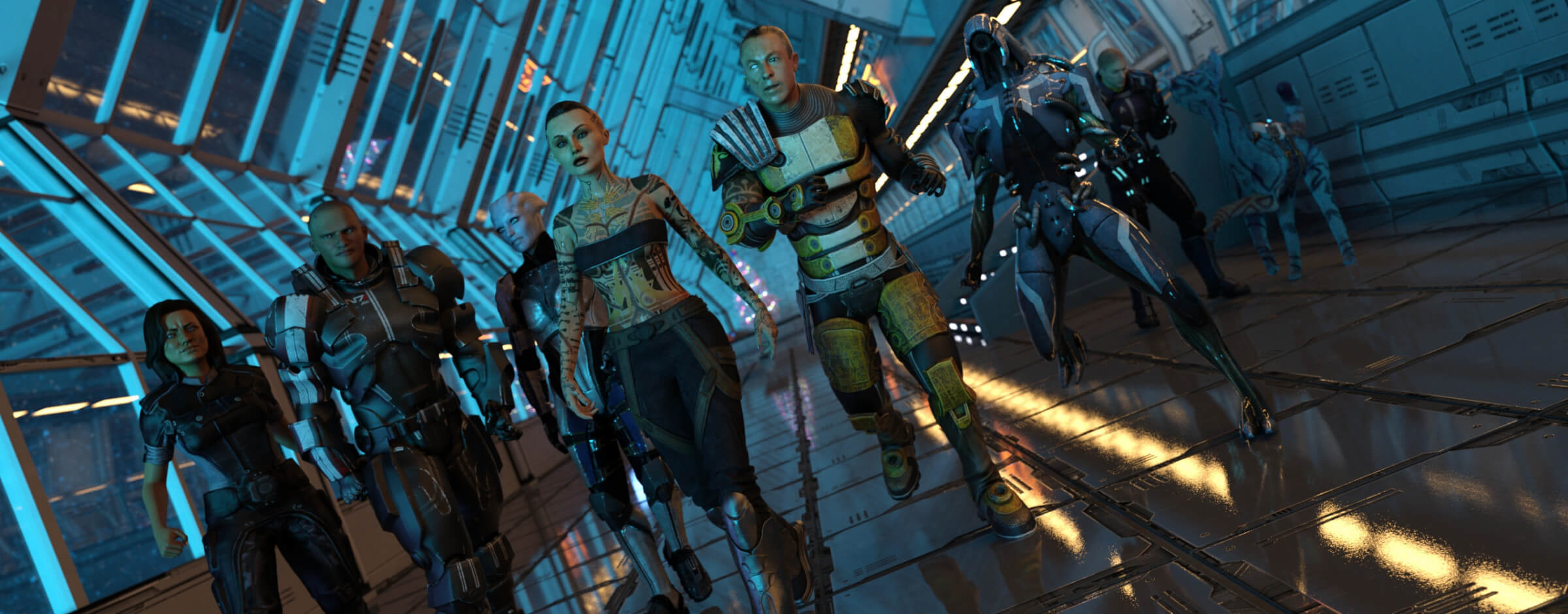 Citadel Reunion 3D Render, Digital Art by vicster56