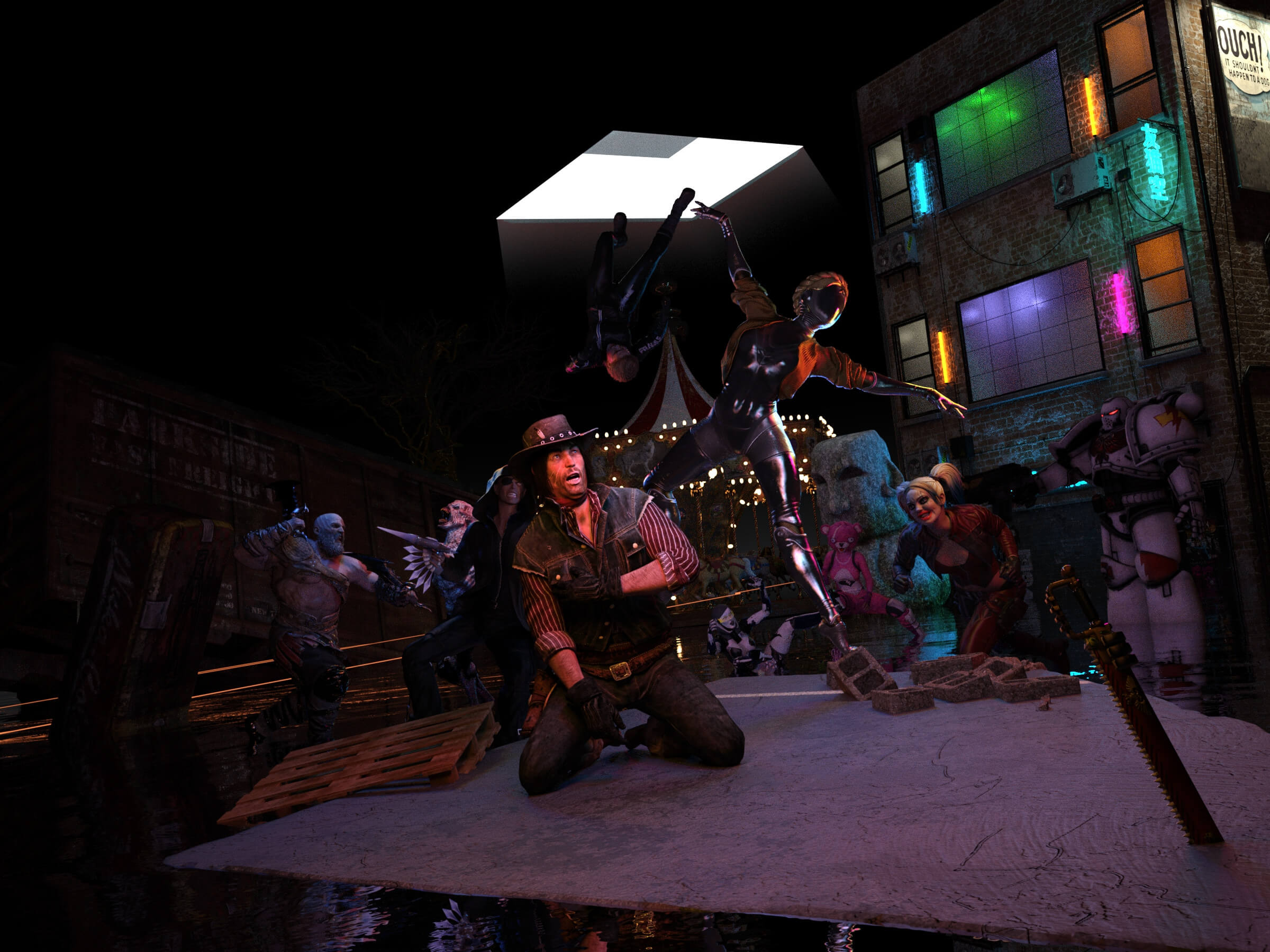 When Games Collide 3D Render | RenderHub Gallery