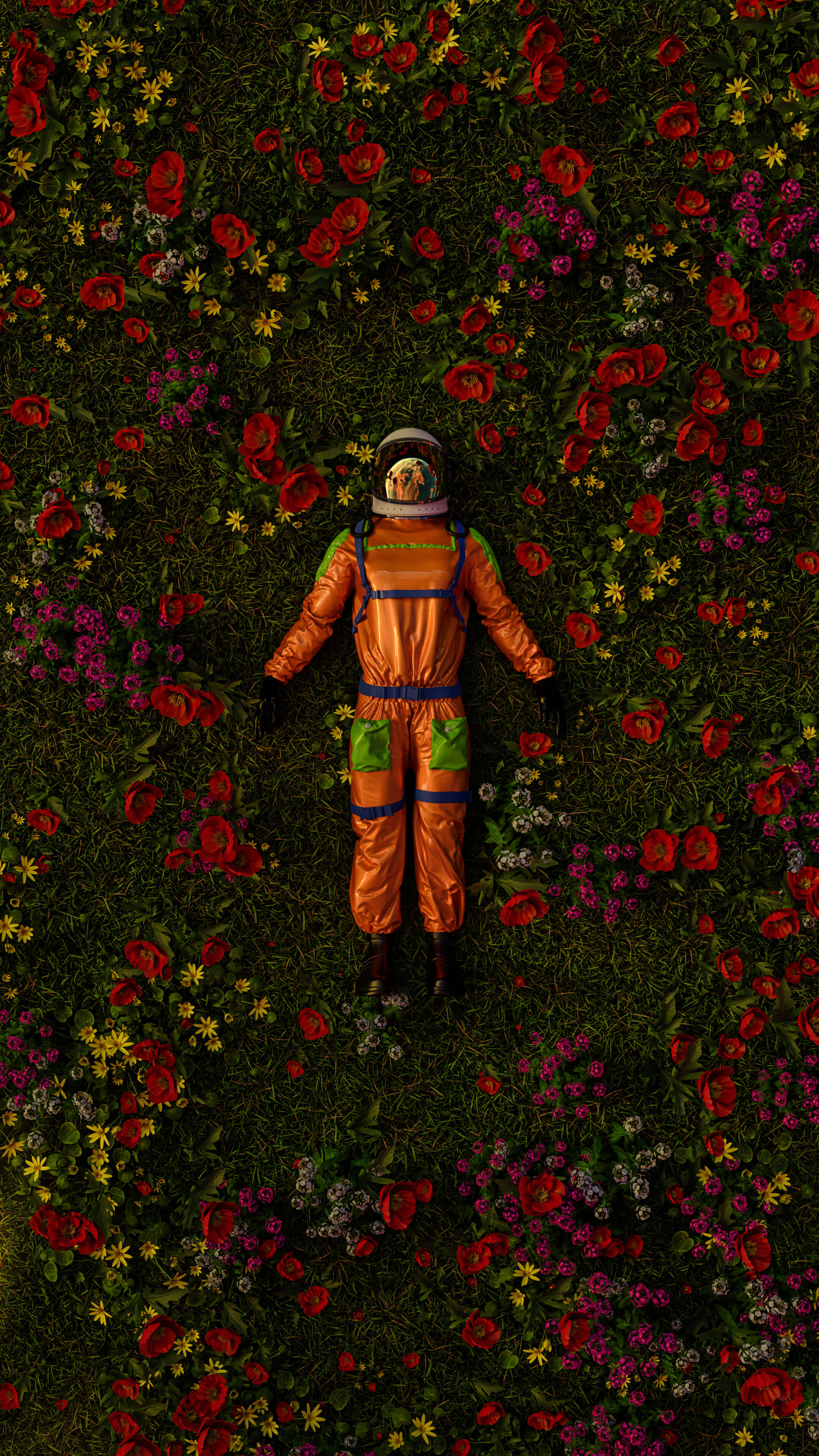 ASTRONAUT 3D Render, Digital Art by viken_patel