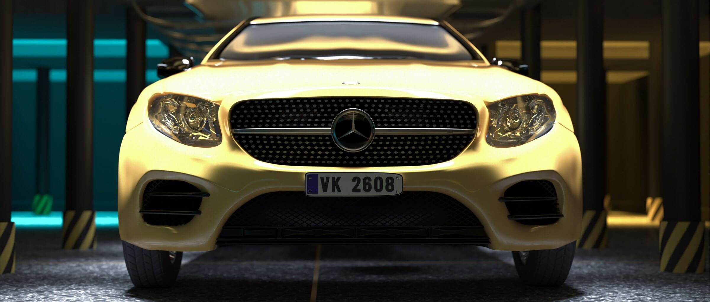 Mercedes Benz E Class C238 - Free 3D Model by vikkyofl