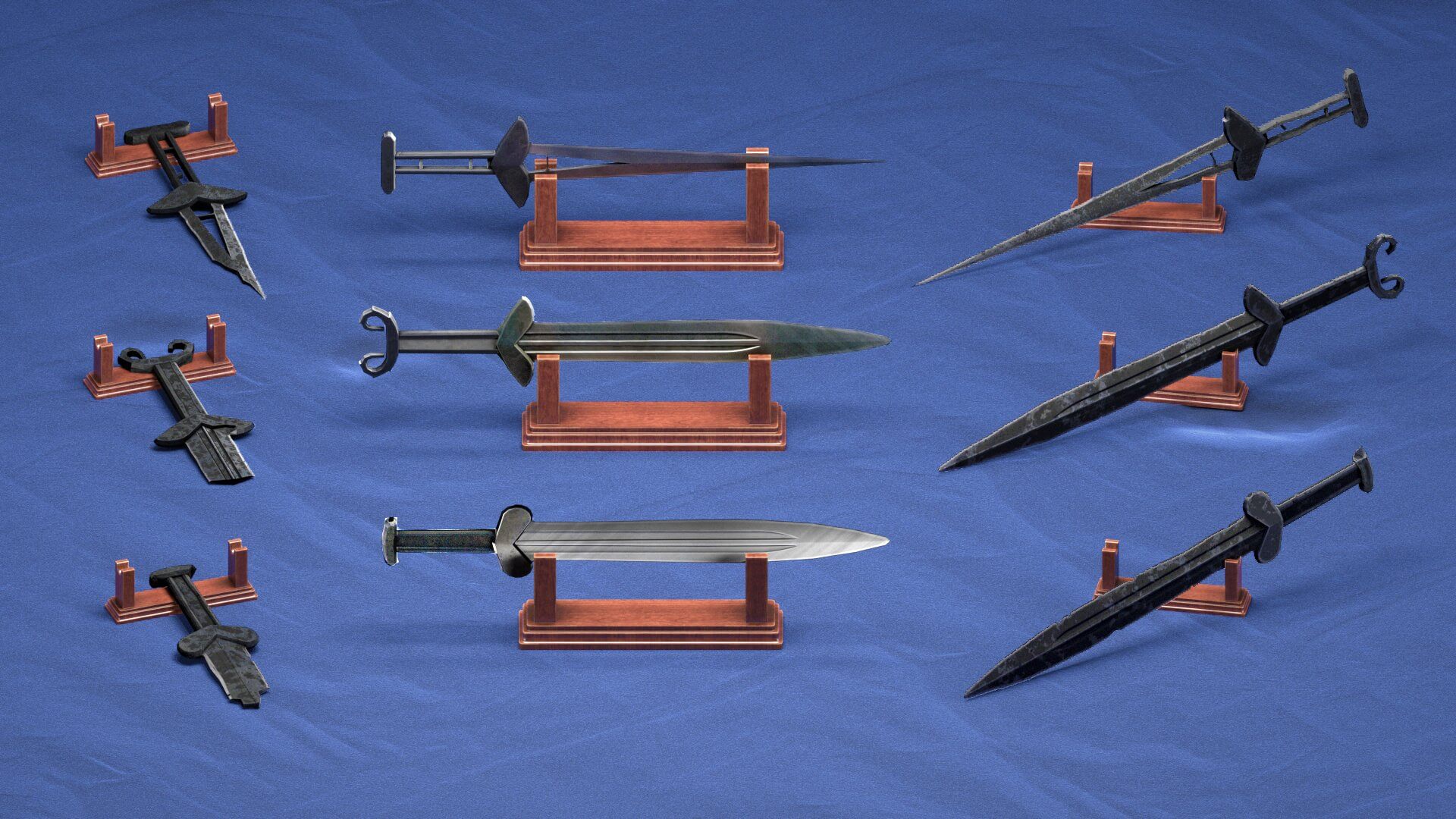 Akinak Sword Collection - 3D Model by ViktorB