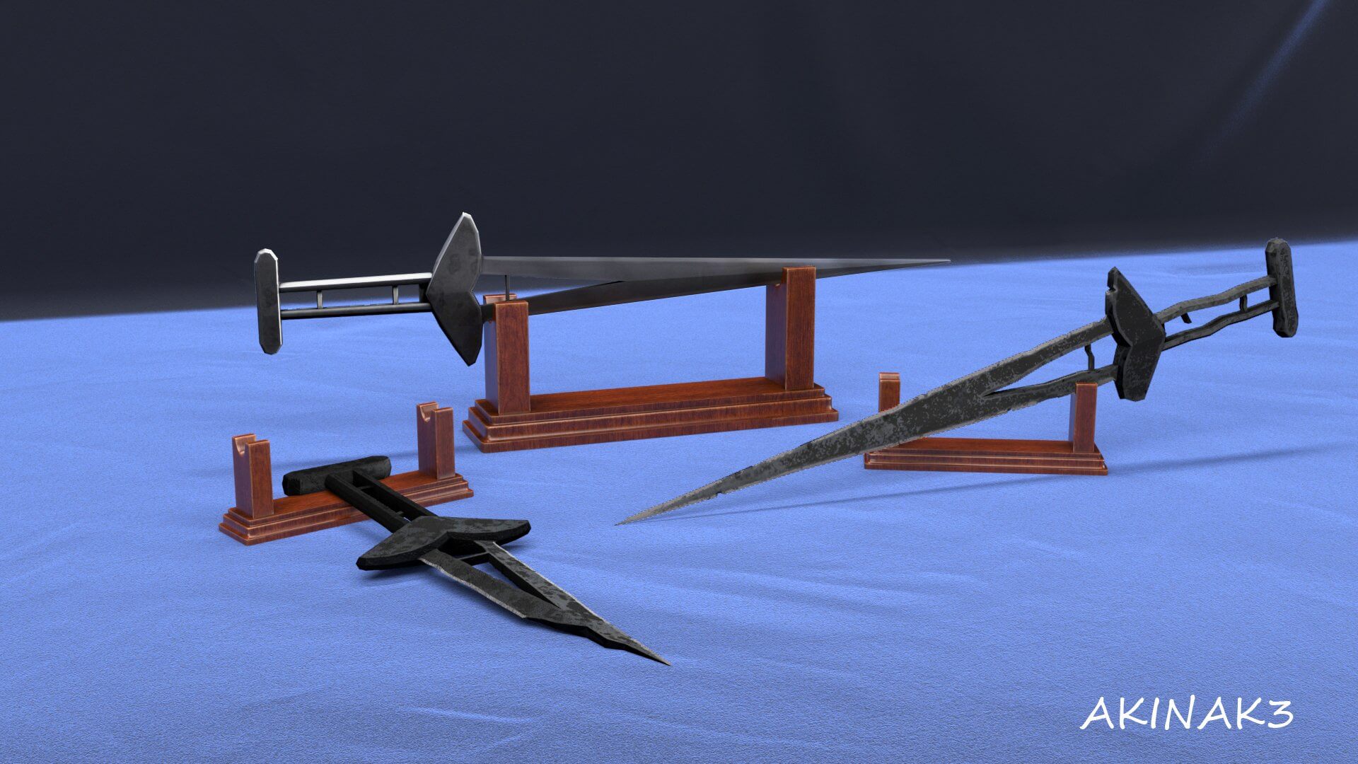 Akinak Sword Collection - 3D Model by ViktorB
