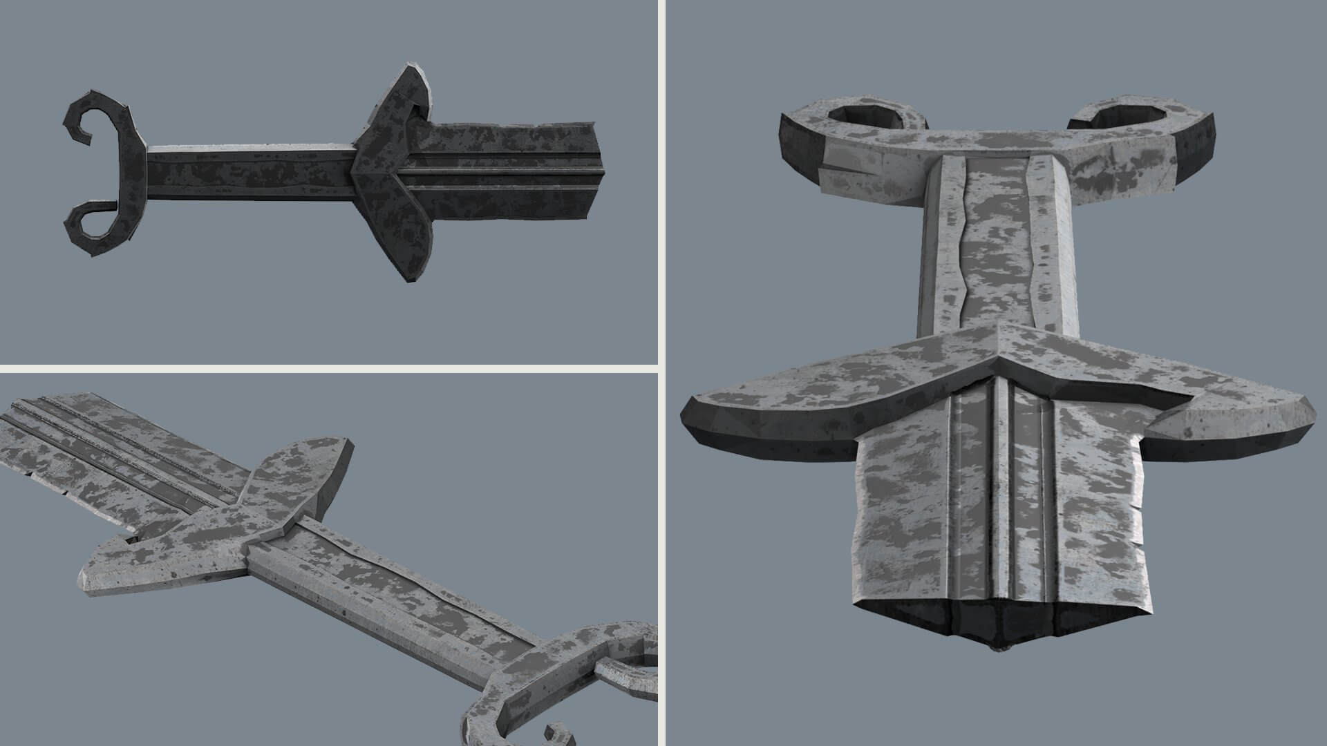 Akinak Sword Collection - 3D Model by ViktorB