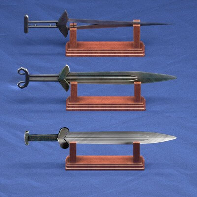 Akinak Sword Collection - 3D Model by ViktorB