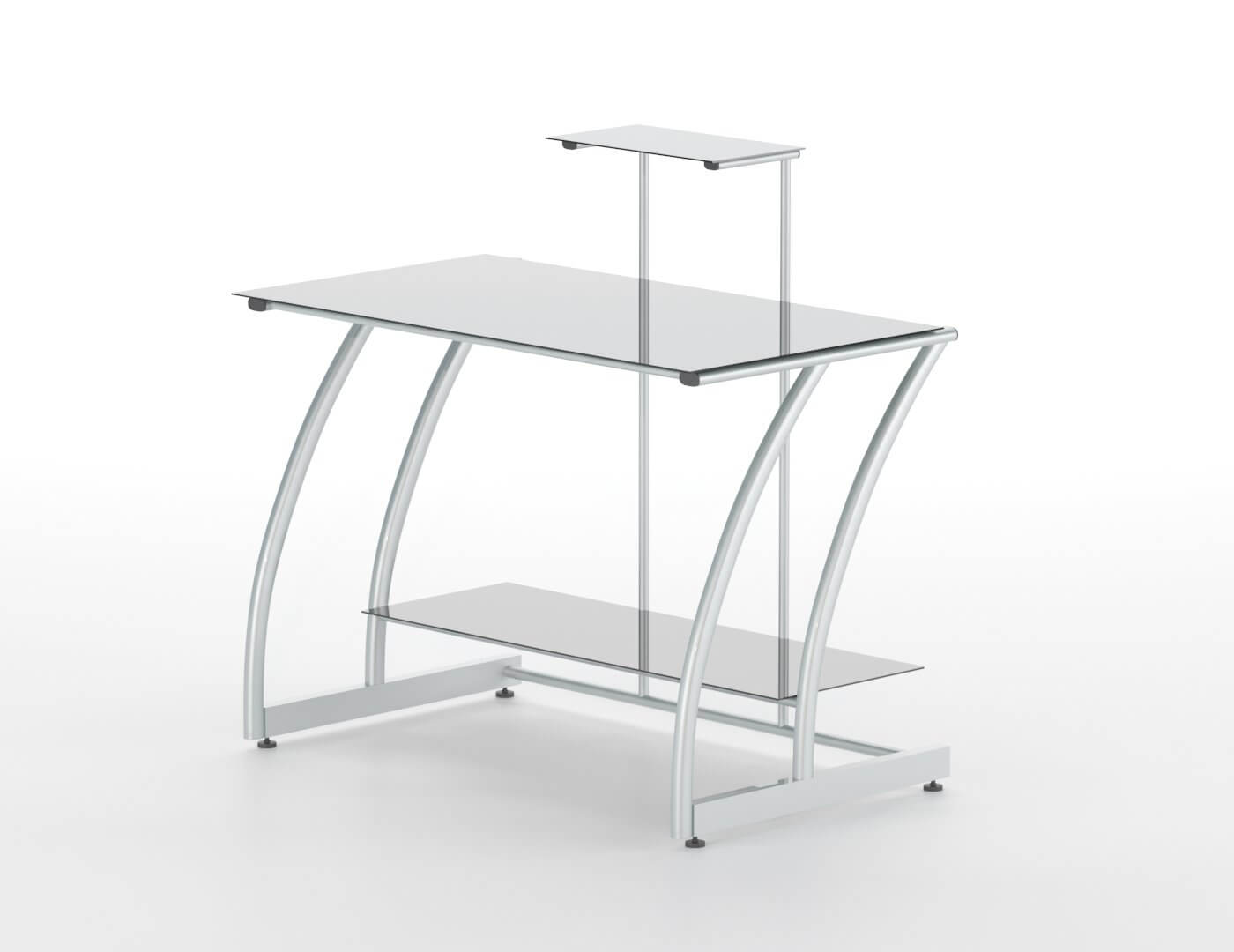 Computer Table - Free 3D Model by ViktorB