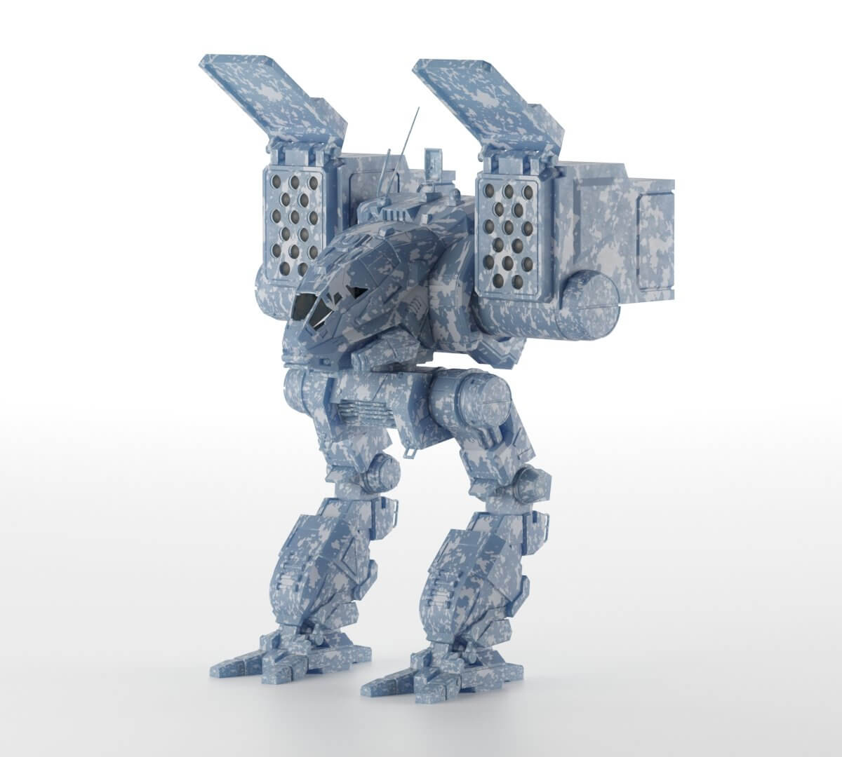 Mecha CPLT-C1 Catapult - BattleTech MechWarrior Universe 3D Model by ...
