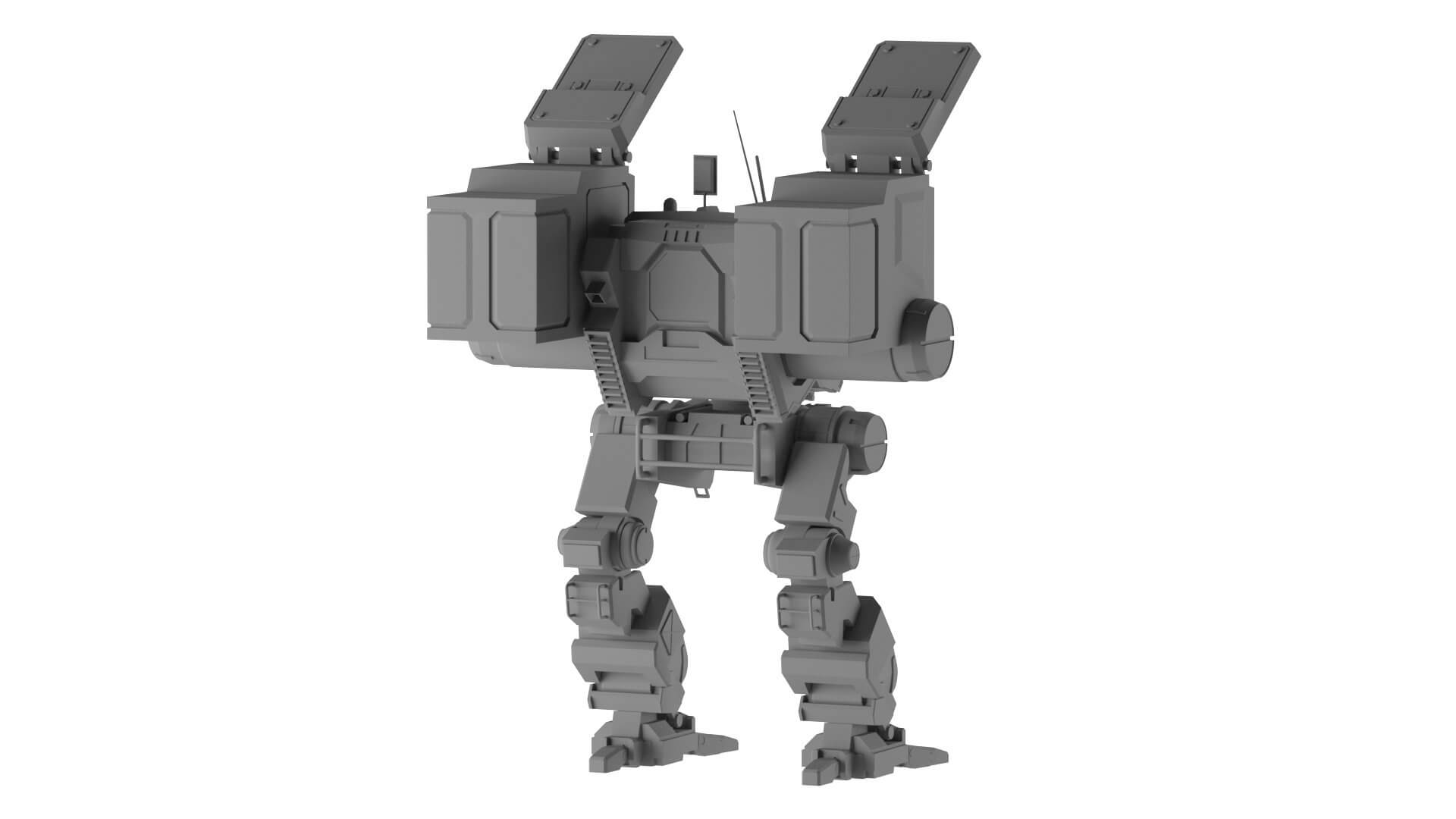 Mecha CPLT-C1 Catapult - BattleTech MechWarrior Universe 3D Model by ...