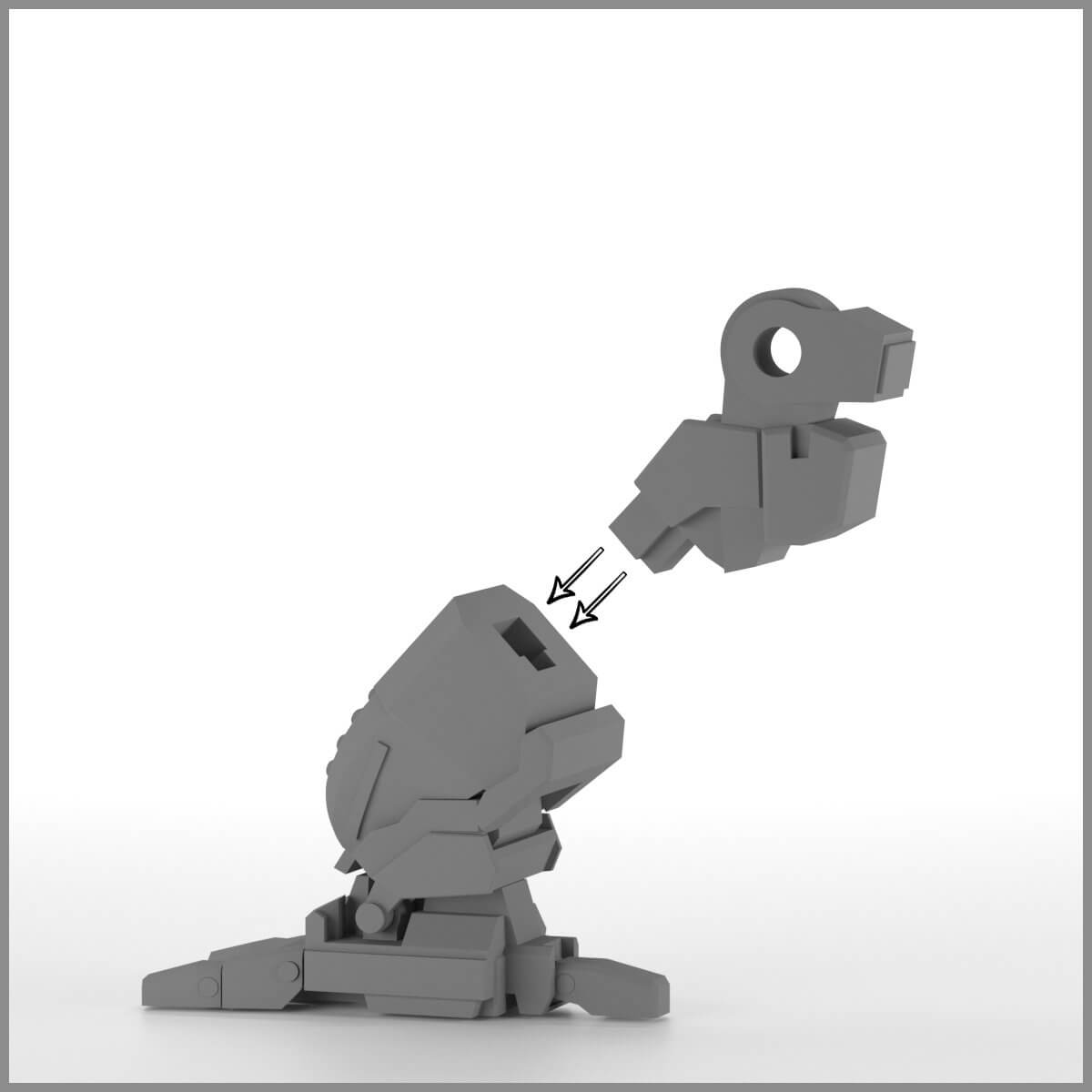 Mecha CPLT-C1 Catapult - BattleTech MechWarrior Universe 3D Model by ...