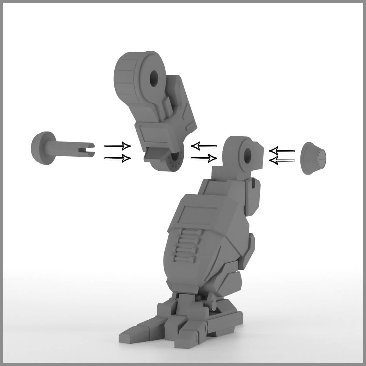 Mecha CPLT-C1 Catapult - BattleTech MechWarrior Universe 3D Model by ...