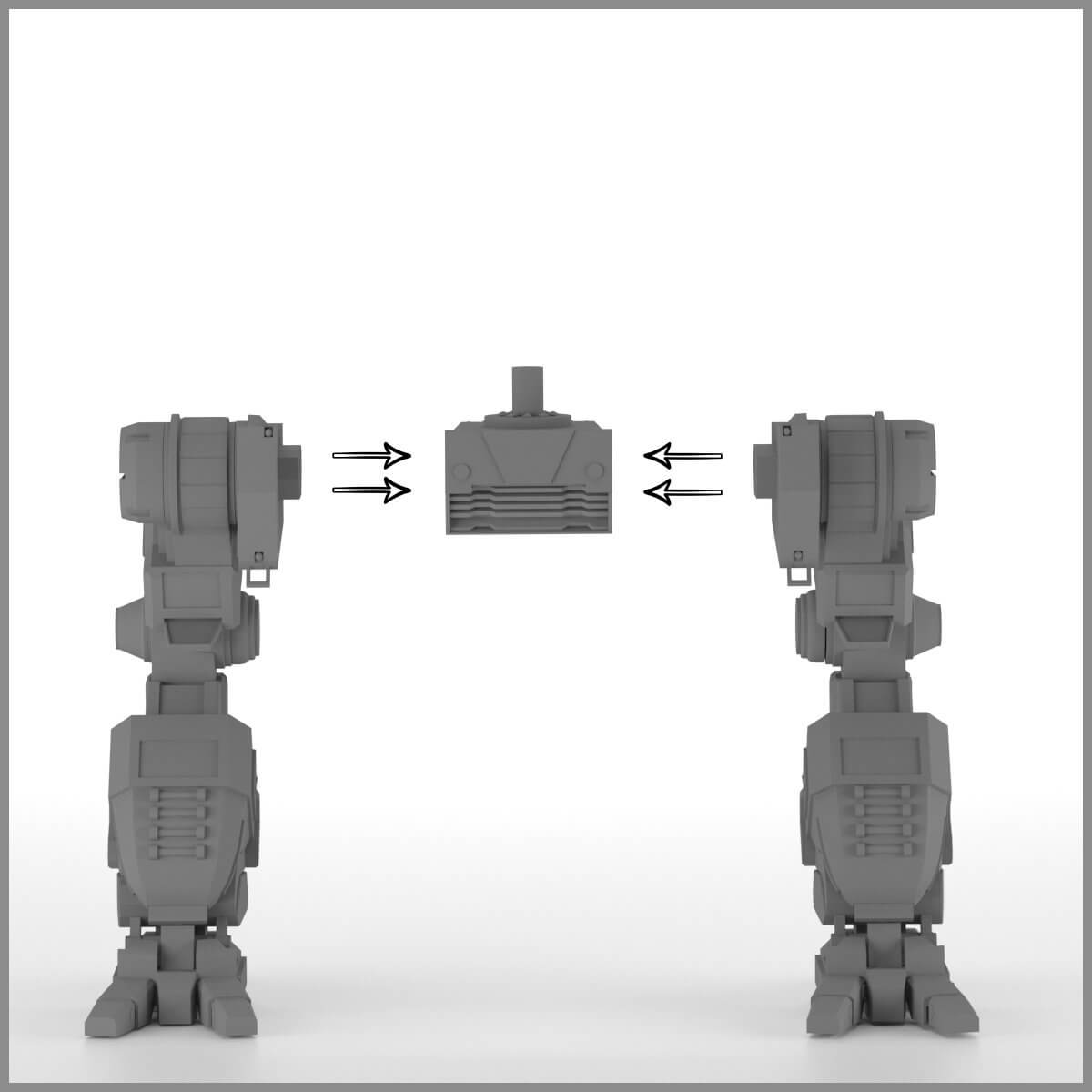 Mecha CPLT-C1 Catapult - BattleTech MechWarrior Universe 3D Model by ...