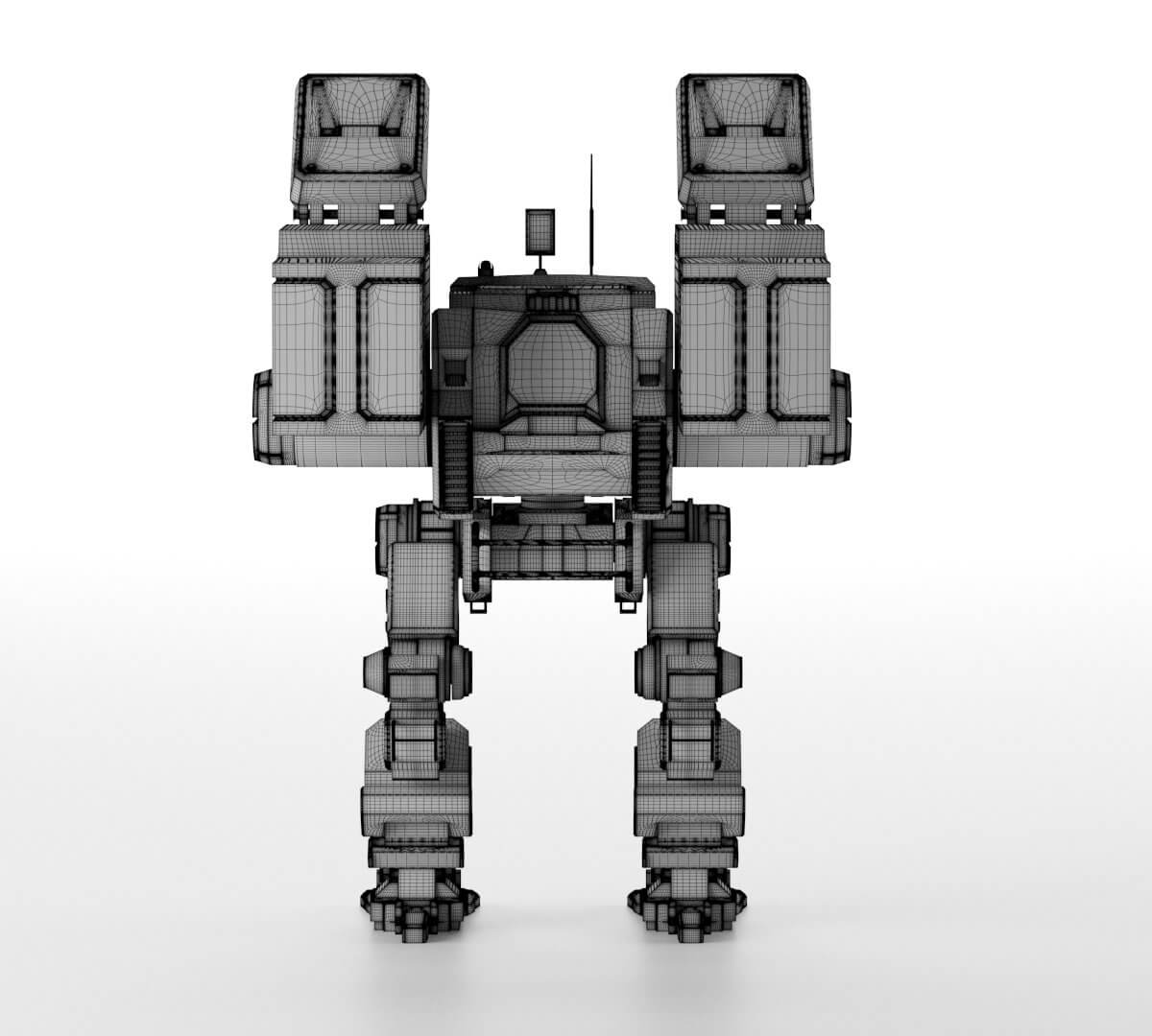 Mecha CPLT-C1 Catapult - BattleTech MechWarrior Universe 3D Model by ...