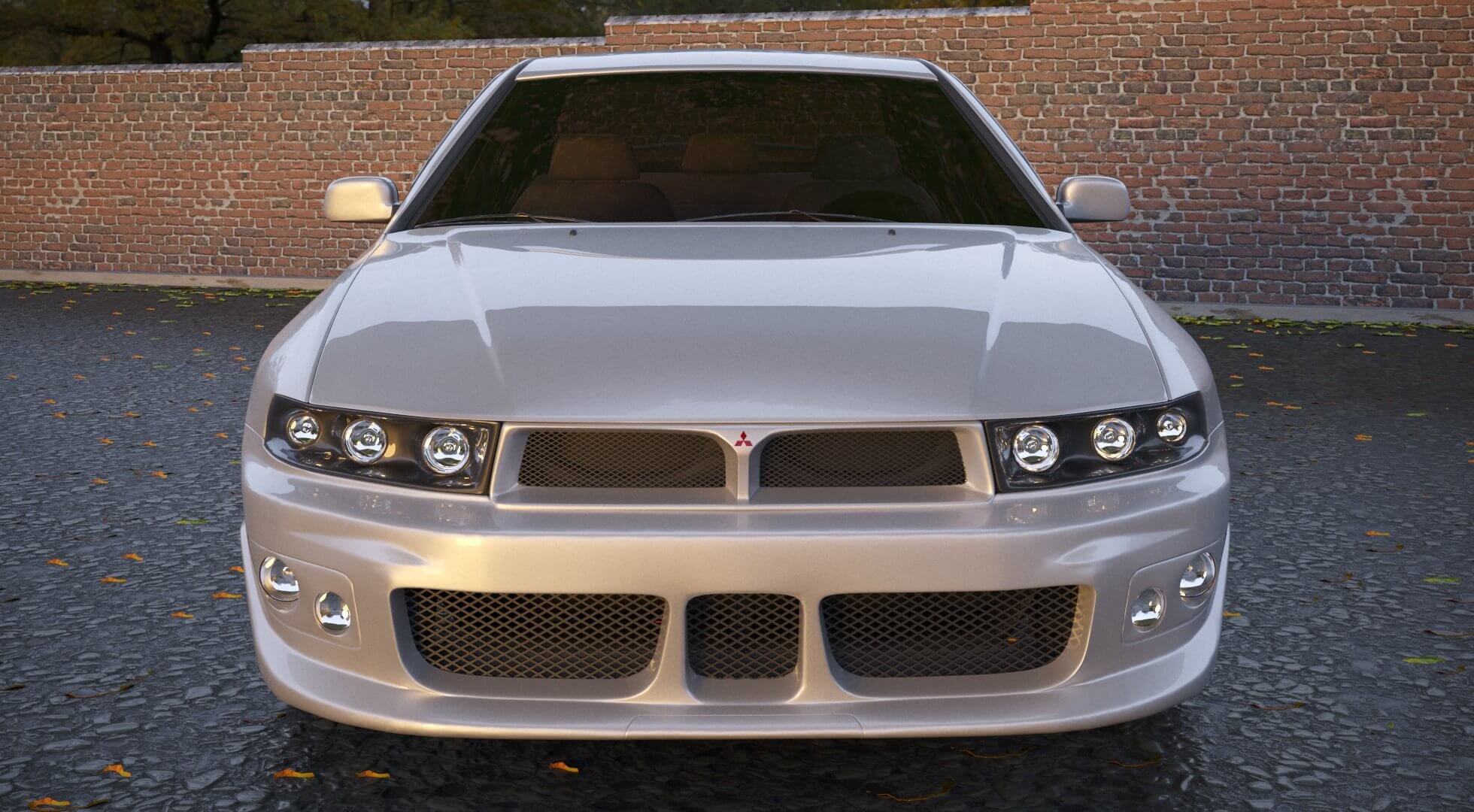 Mitsubishi Galant 1996 - 1999 -- 8th Generation 3D Model by ViktorB