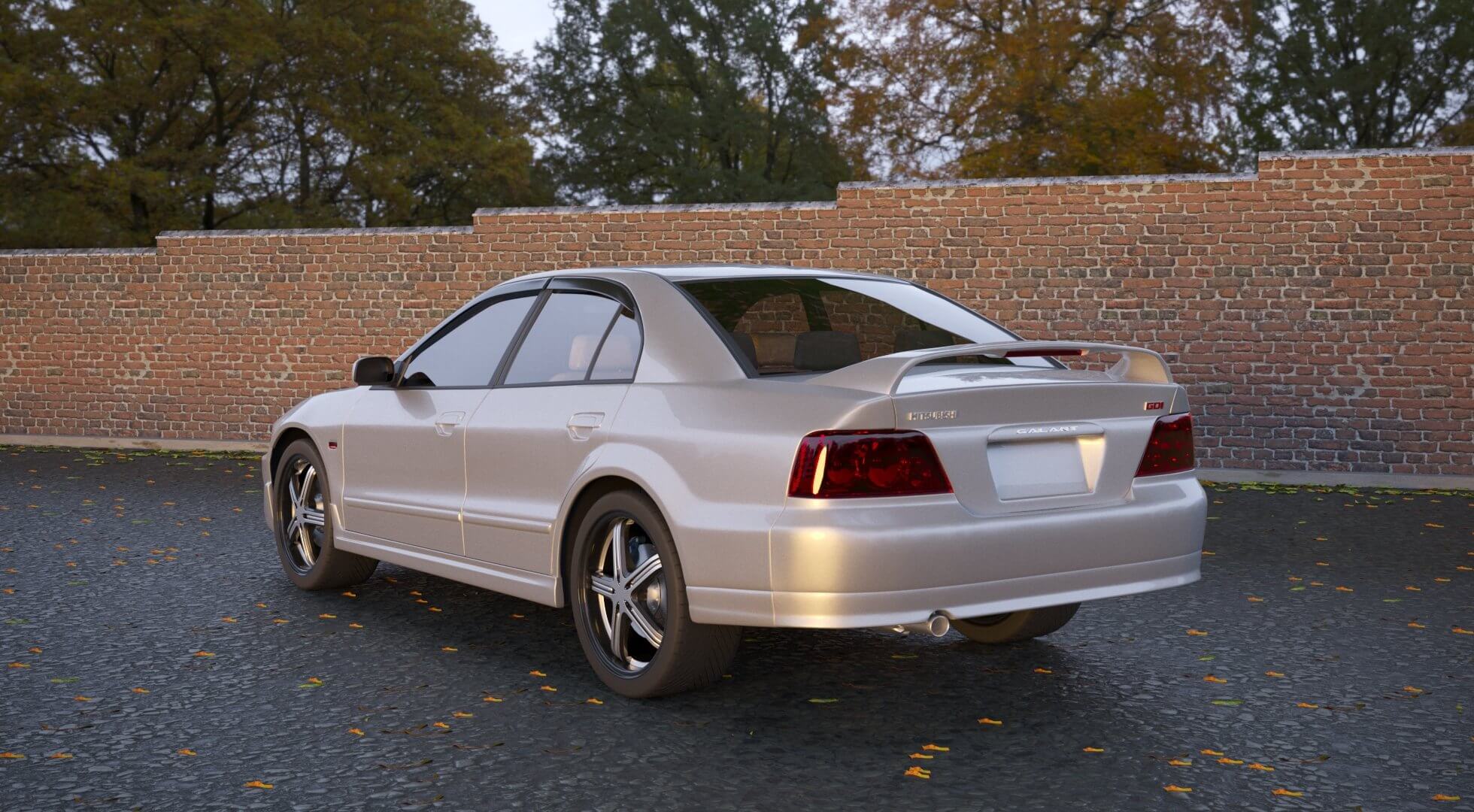 Mitsubishi Galant 1996 - 1999 -- 8th Generation 3D Model by ViktorB