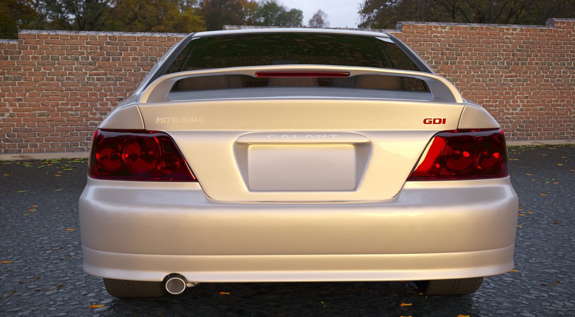 Mitsubishi Galant 1996 - 1999 -- 8th Generation 3D Model by ViktorB