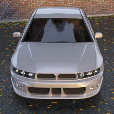 Mitsubishi Galant 1996 - 1999 -- 8th Generation 3D Model by ViktorB