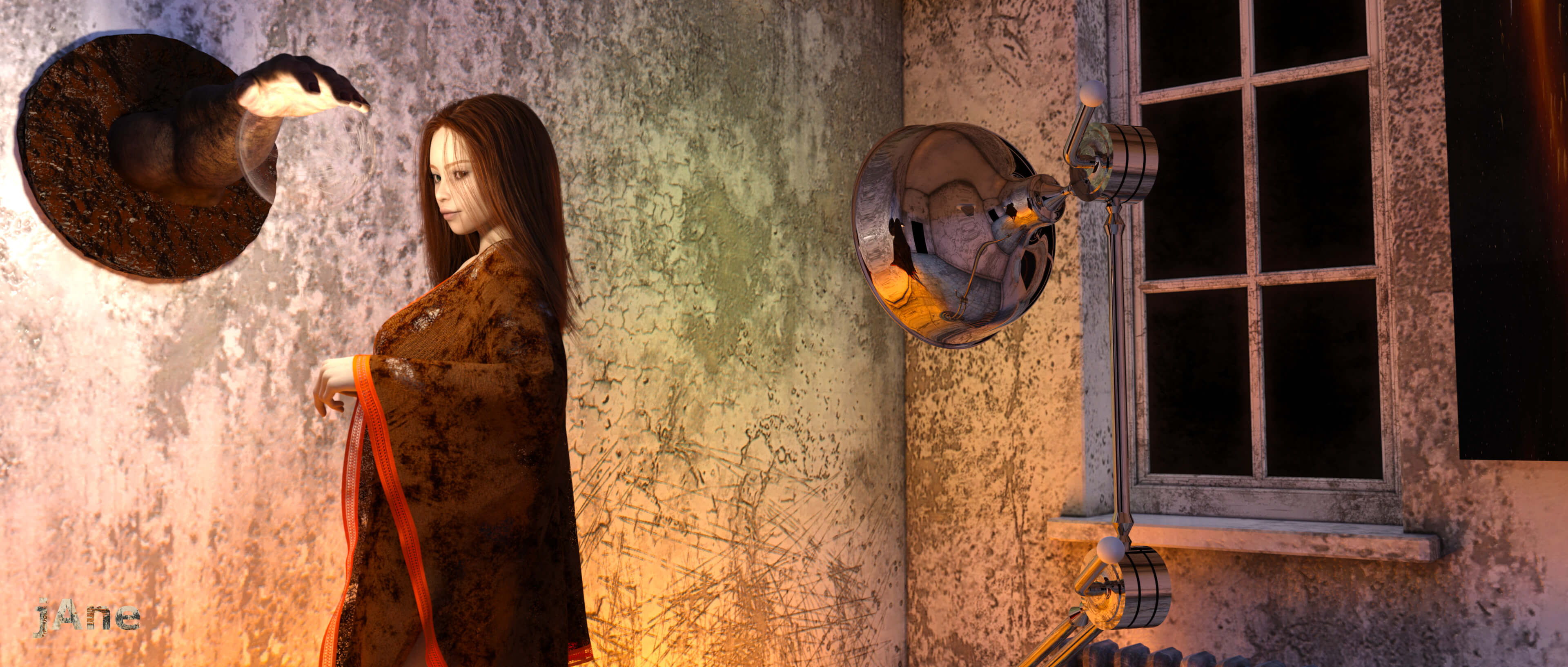 Witch 3D Render, Digital Art by Vince