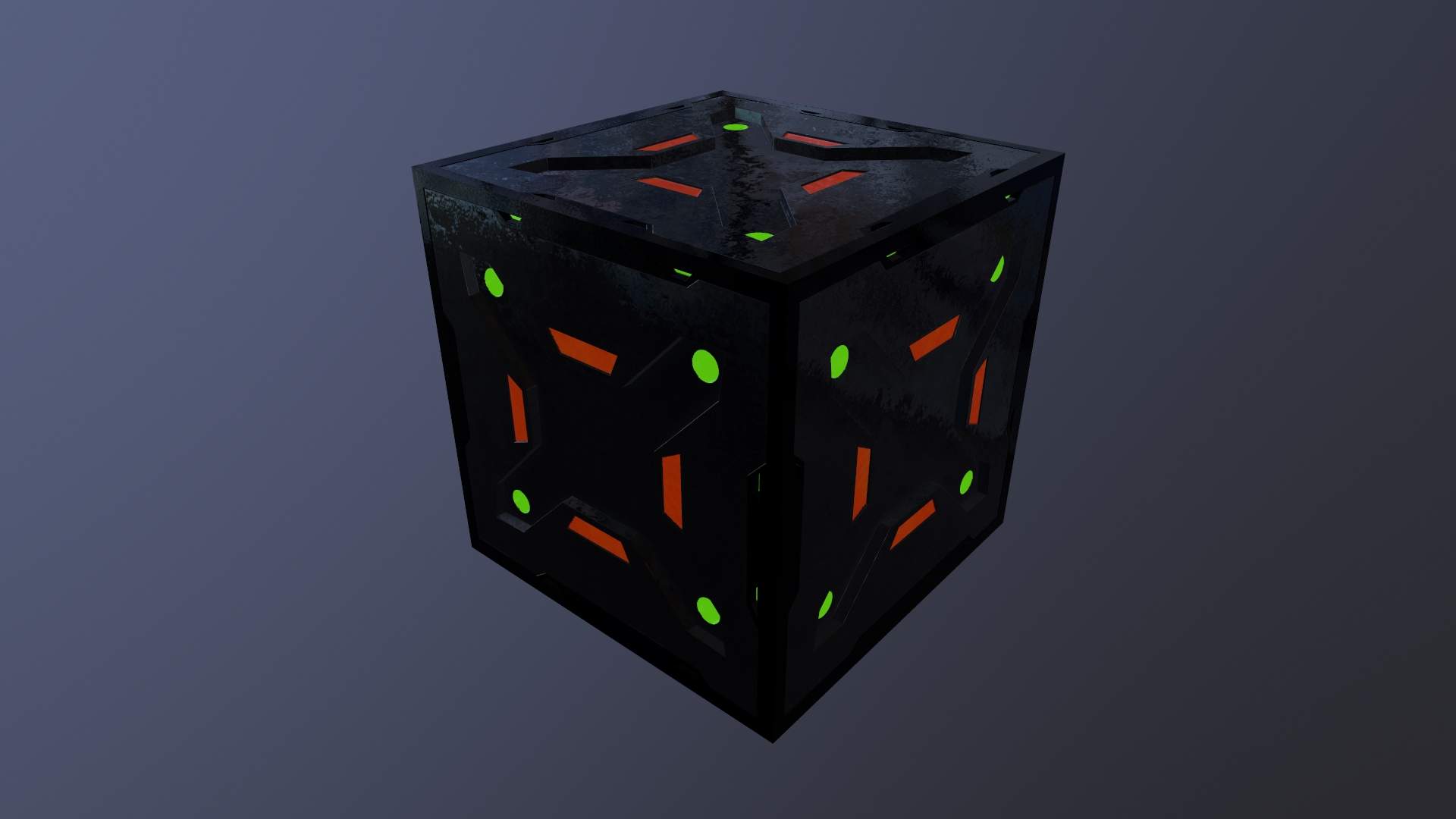 Sci-Fi Box 2 3D Model by VinZ