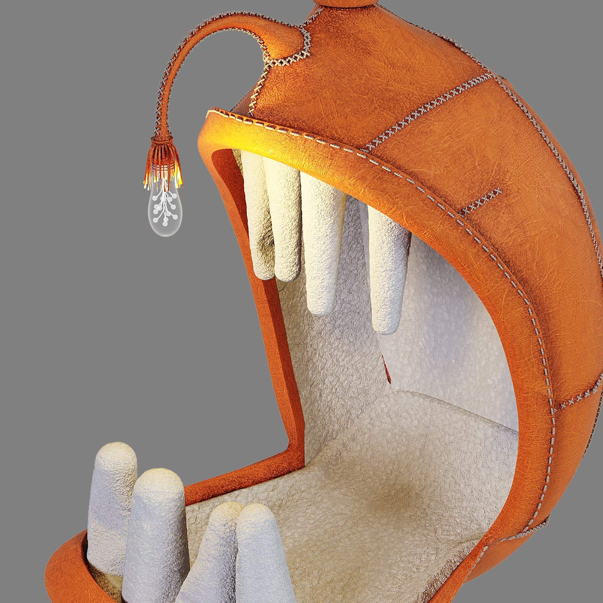Swing Chair Sea Predator (Monster) - 3D Model by vip-demiurg