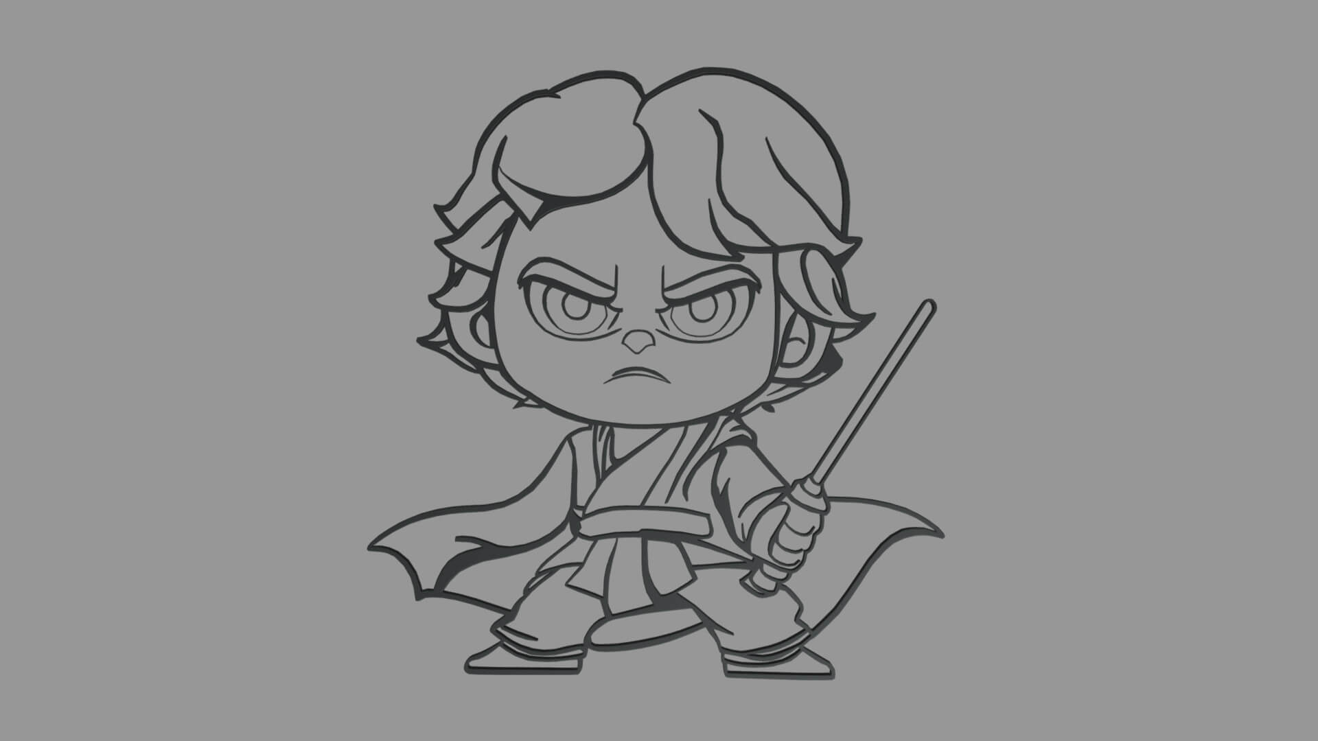 Anakin Skywalker Drawing