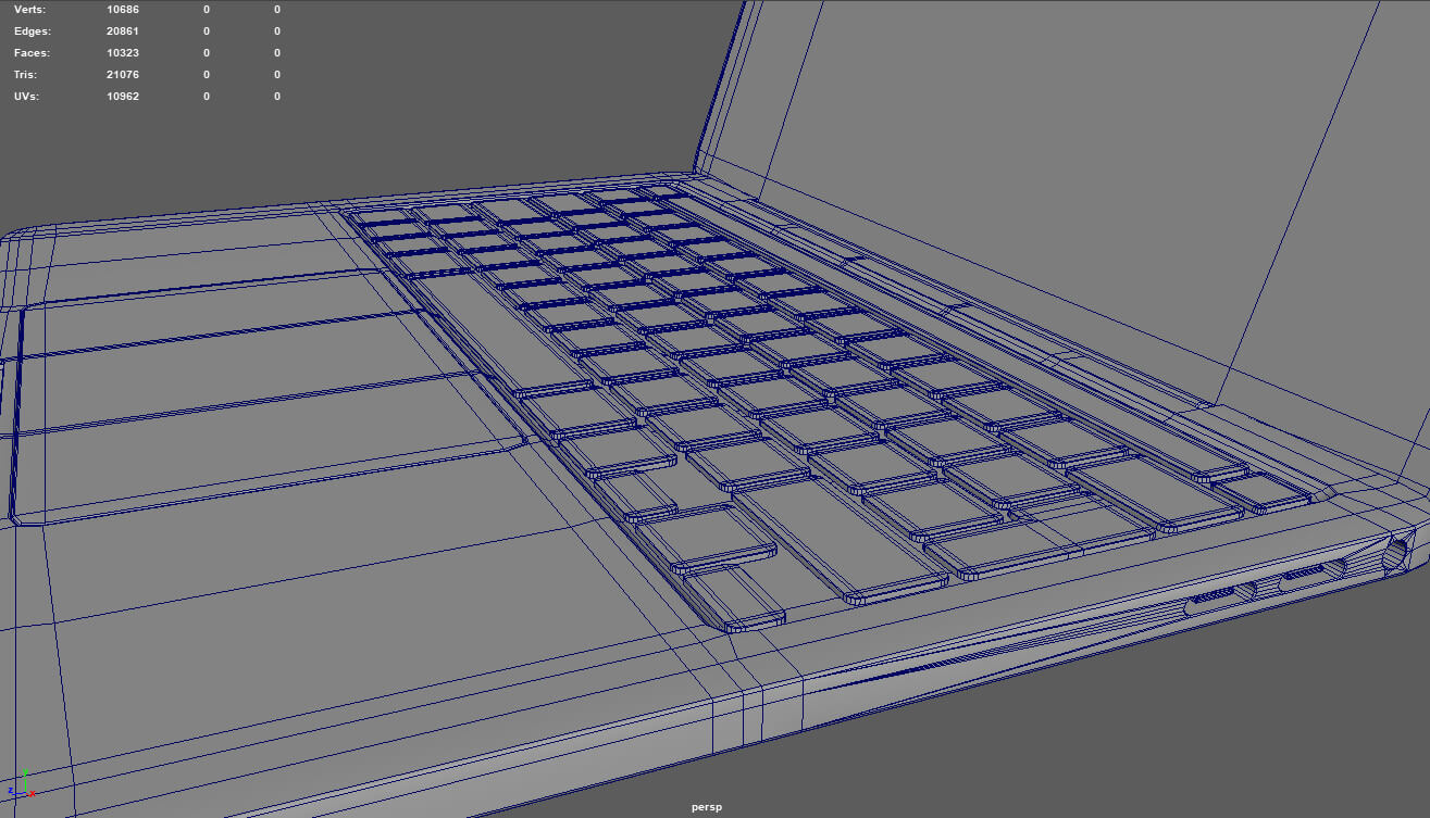 Apple MacBook - 3D Model by ViperJr3D