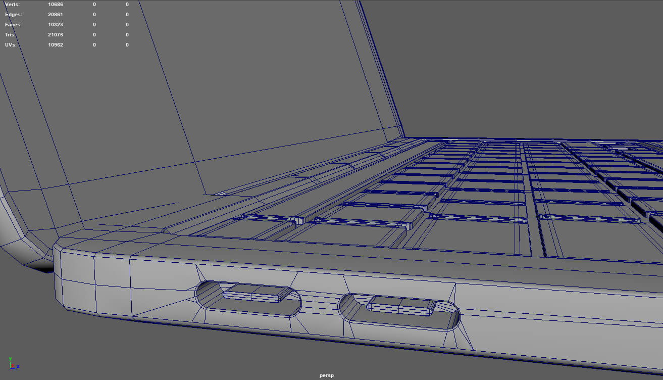 Apple MacBook - 3D Model by ViperJr3D